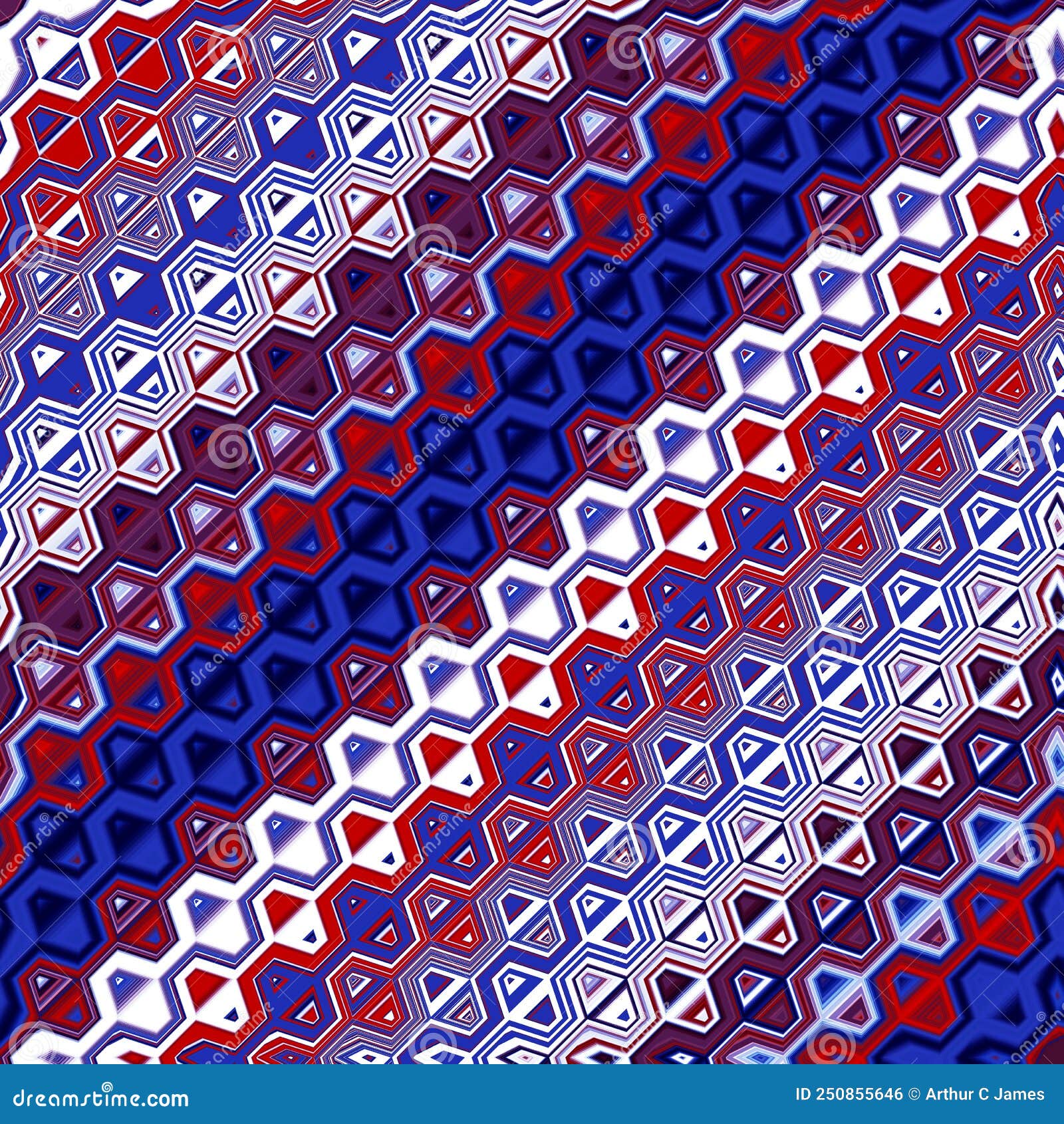 Abstract and Contemporary Digital Art Pattern Design Stock Illustration ...