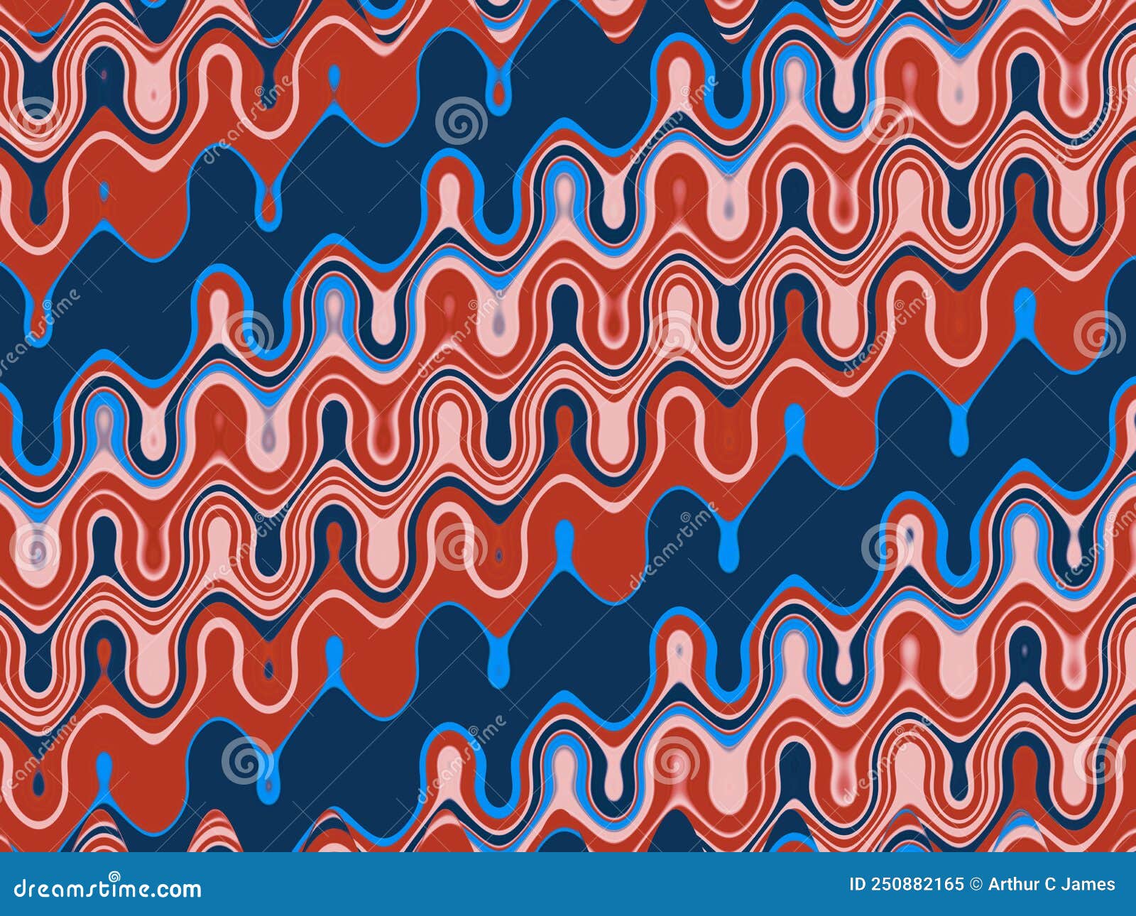 Abstract and Contemporary Digital Art Pattern Design Stock Illustration ...