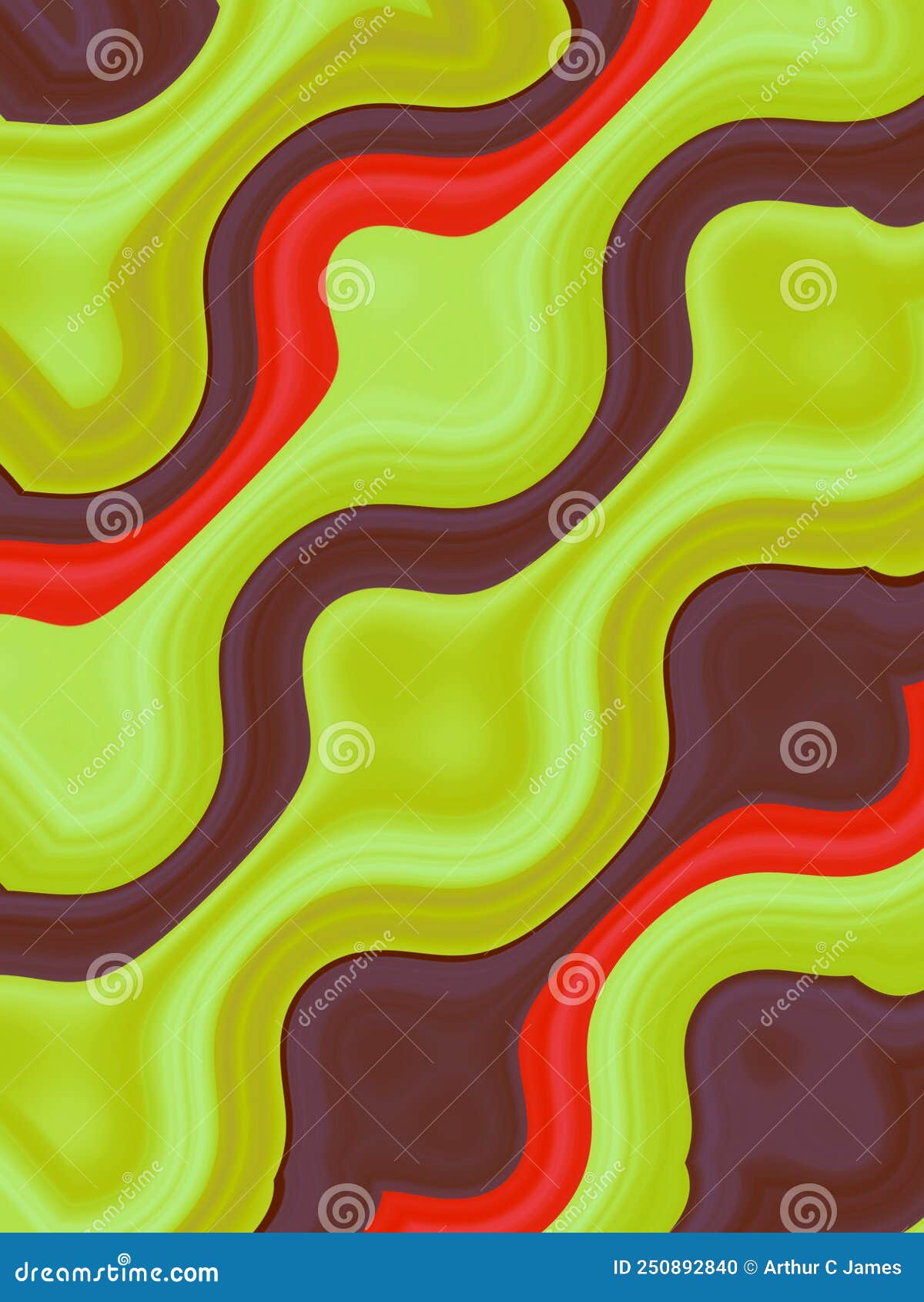 Abstract and Contemporary Digital Art Pattern Design Stock Illustration ...