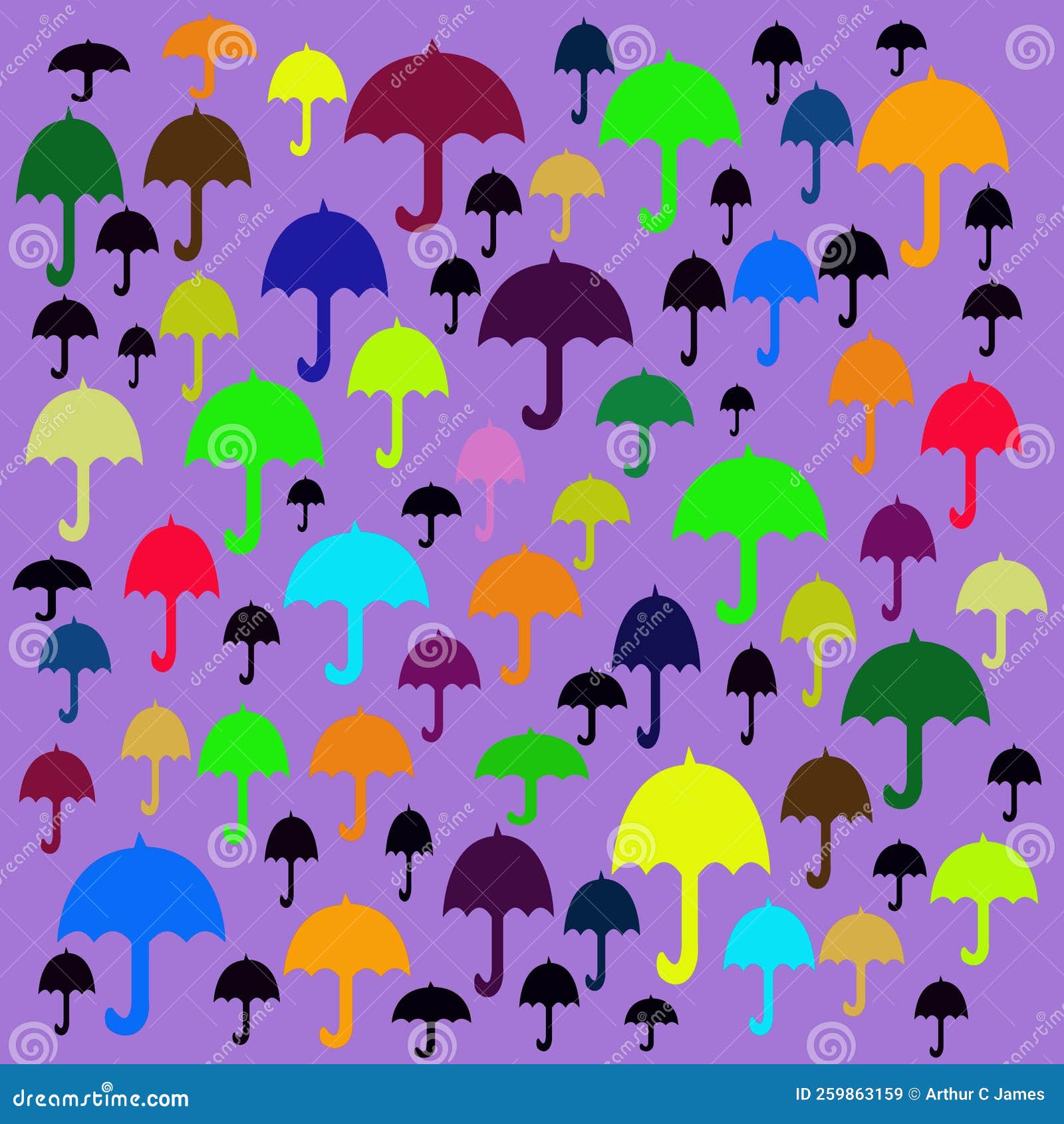 Abstract and Contemporary Digital Art Seamless Umbrella Design Stock ... Abstract and Contemporary Digital Art Seamless Umbrella Design Stock ...