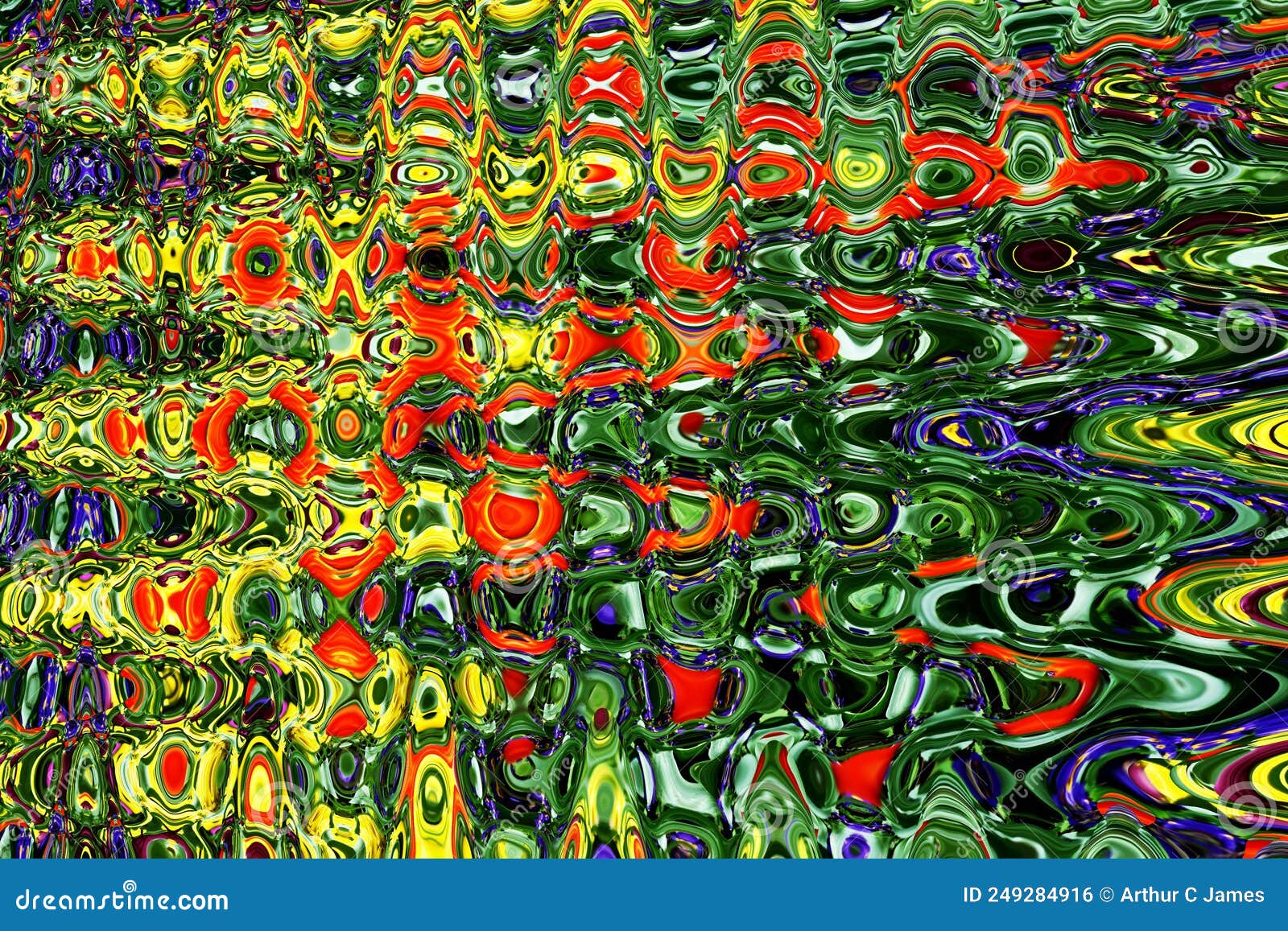 Abstract and Contemporary Digital Hallucination Art Design Stock ...