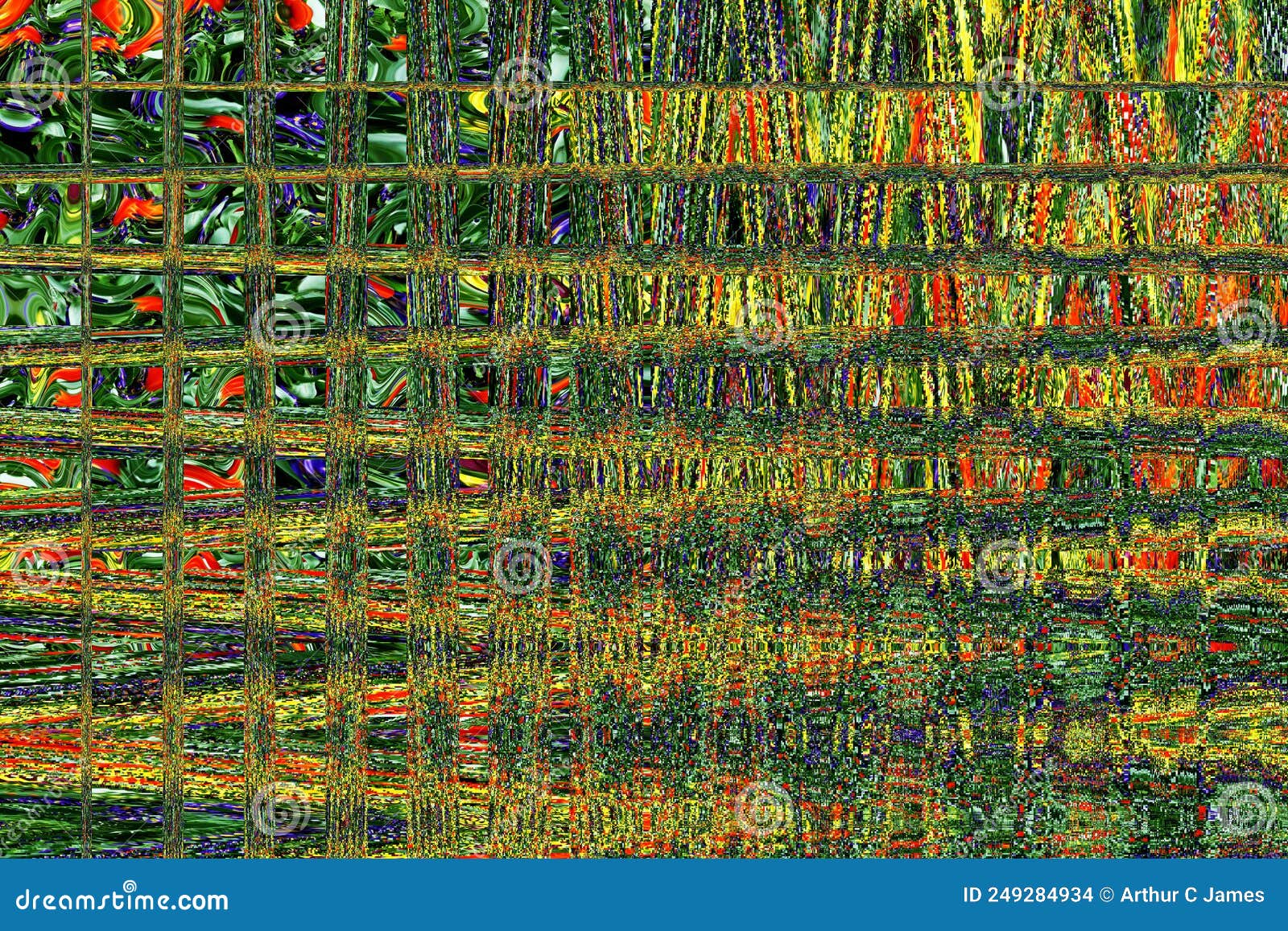 Abstract and Contemporary Digital Hallucination Art Design Stock ...