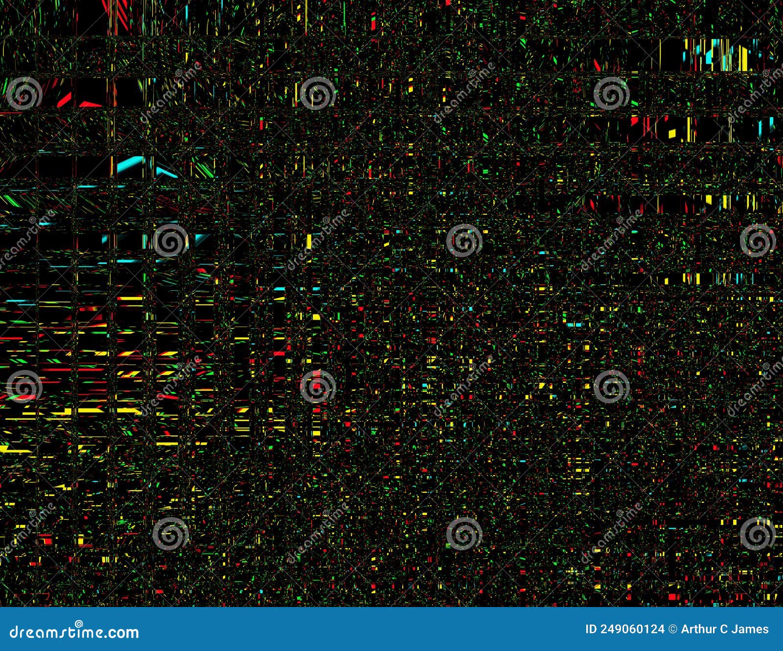 Abstract Contemporary Digital Mayhem Design Stock Illustration ...