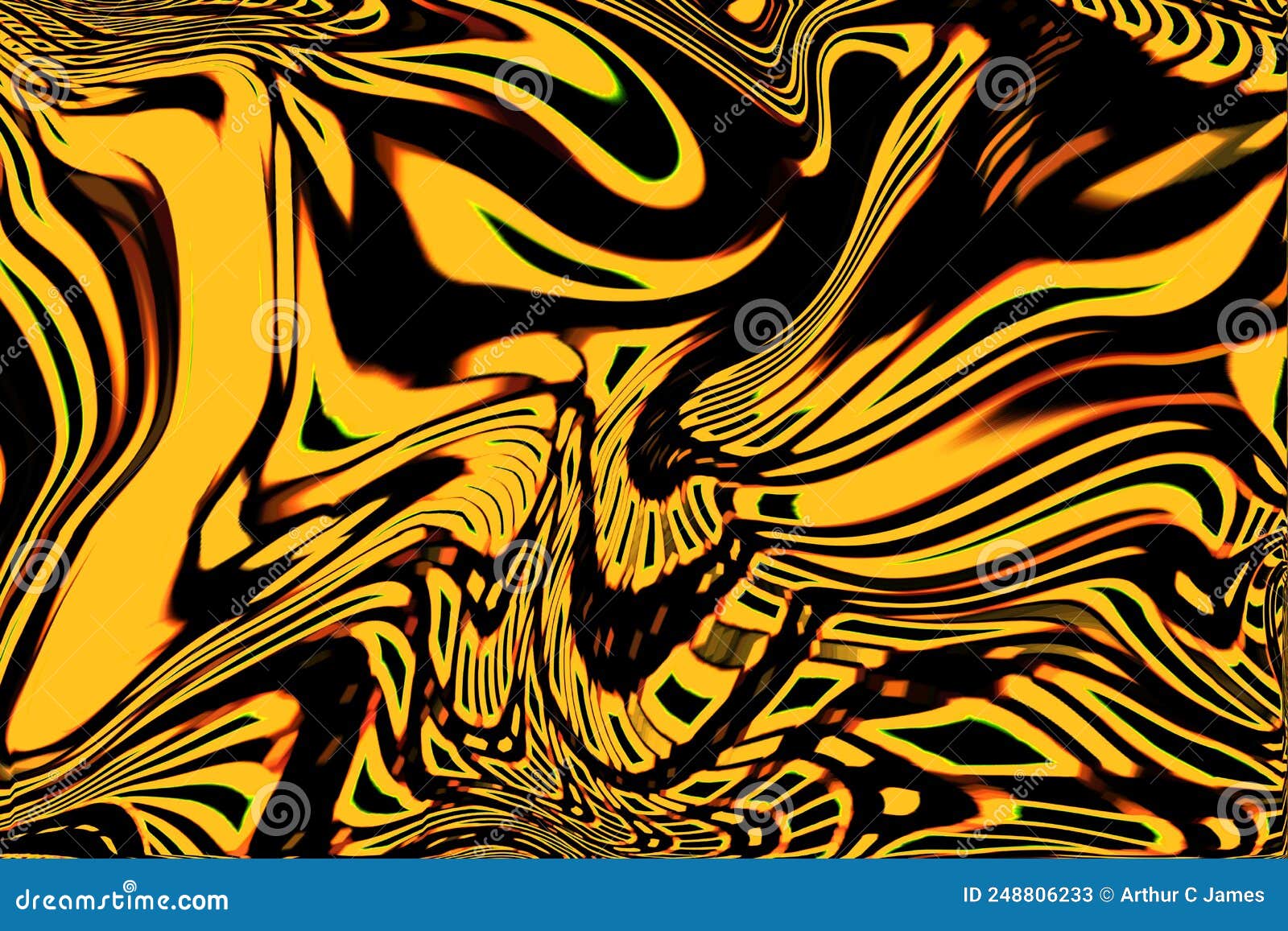 Abstract Contemporary Digital Mayhem Design Stock Illustration ...