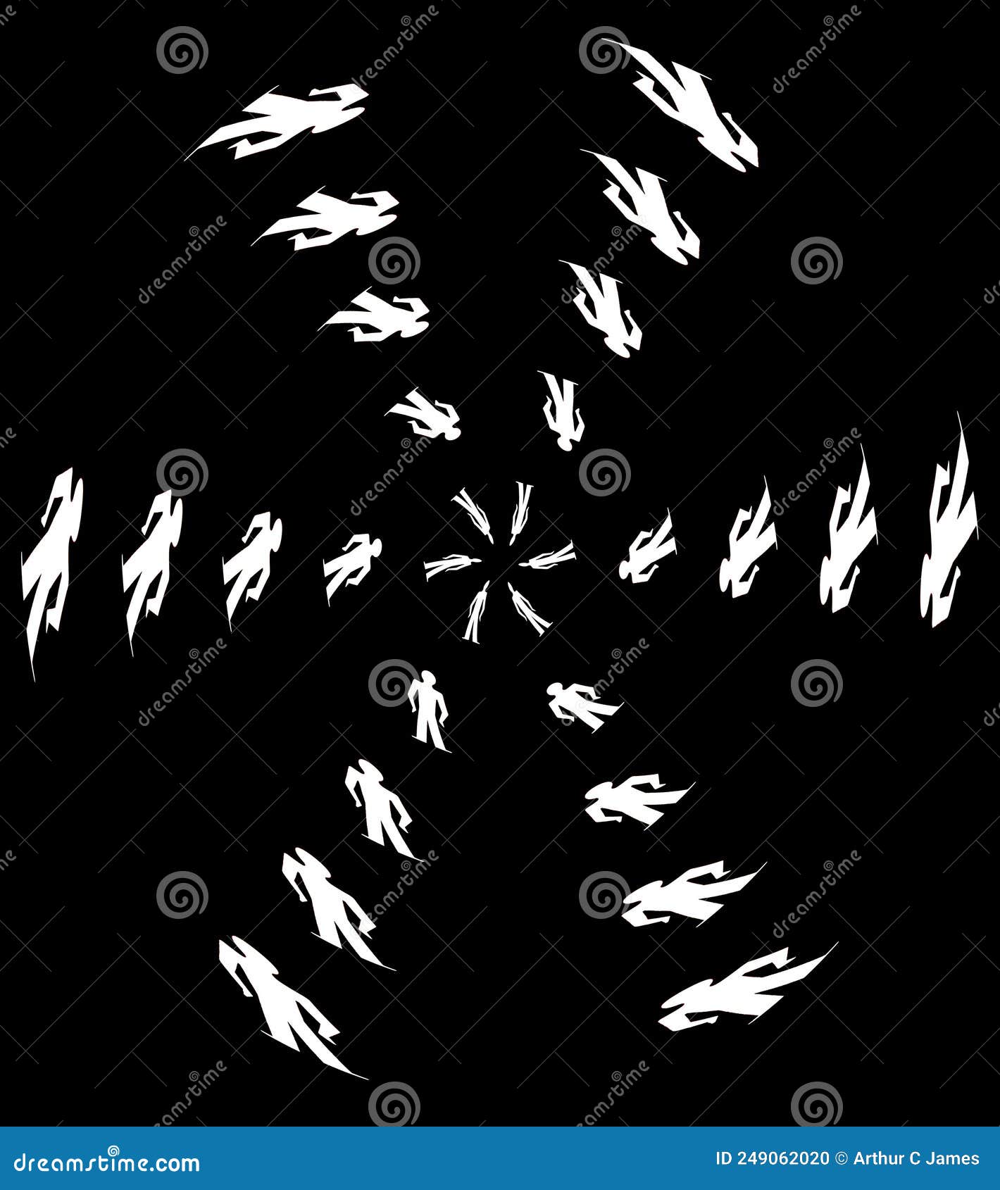 Abstract Contemporary Digital Mayhem Design Stock Illustration ...