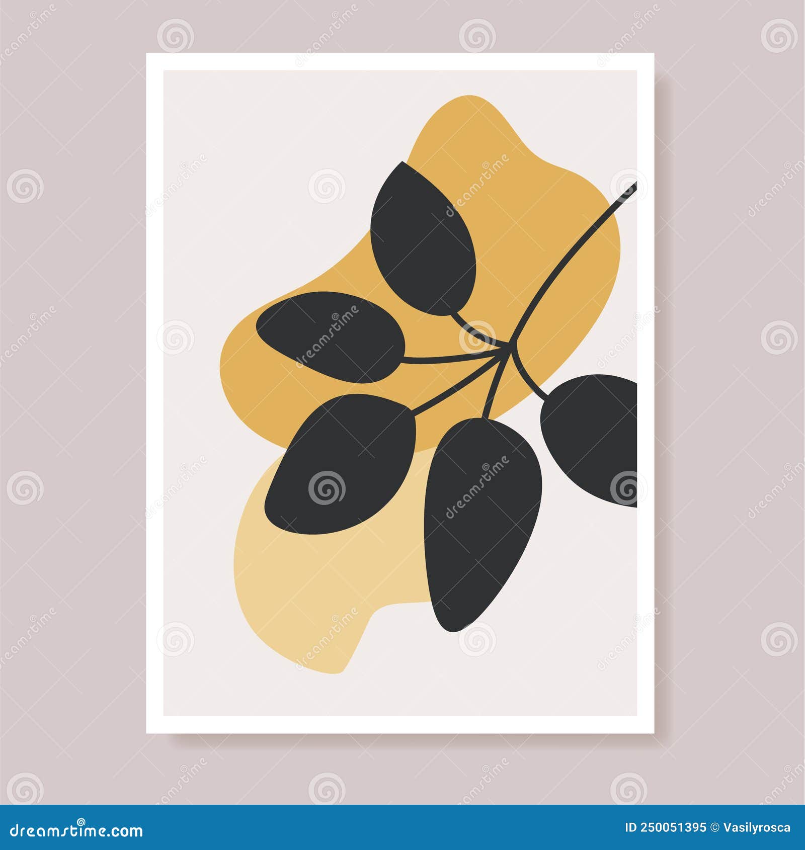 Abstract Contemporary Flower Minimal Modern Vector Design. Minimal ...
