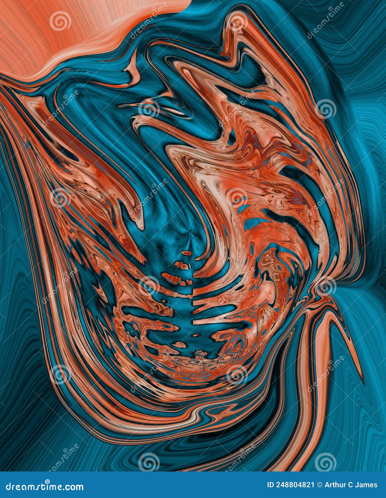 Abstract Futuristic Alien Worlds Contemporary Design Stock Image ...