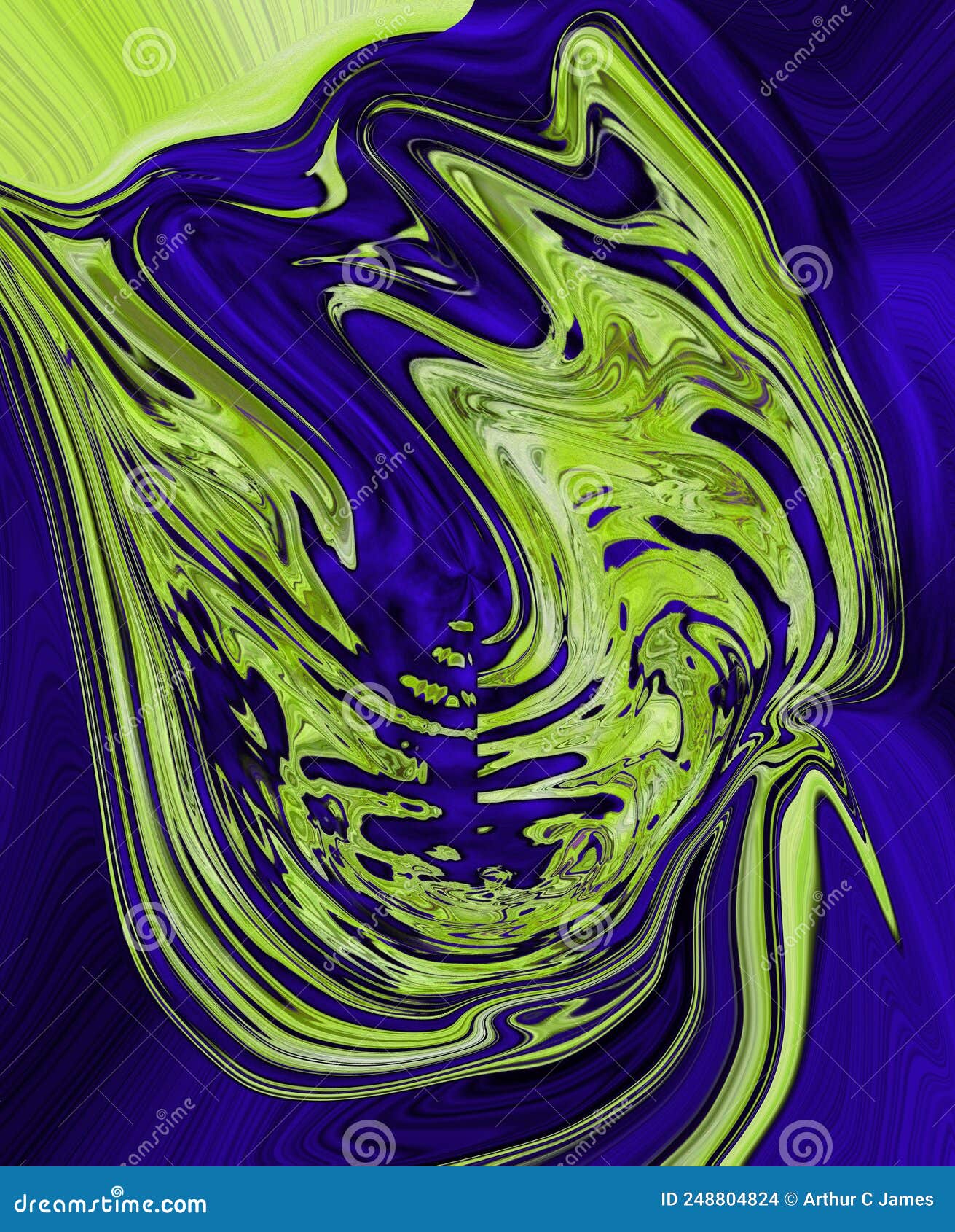 Abstract Futuristic Alien Worlds Contemporary Design Stock Photo ...