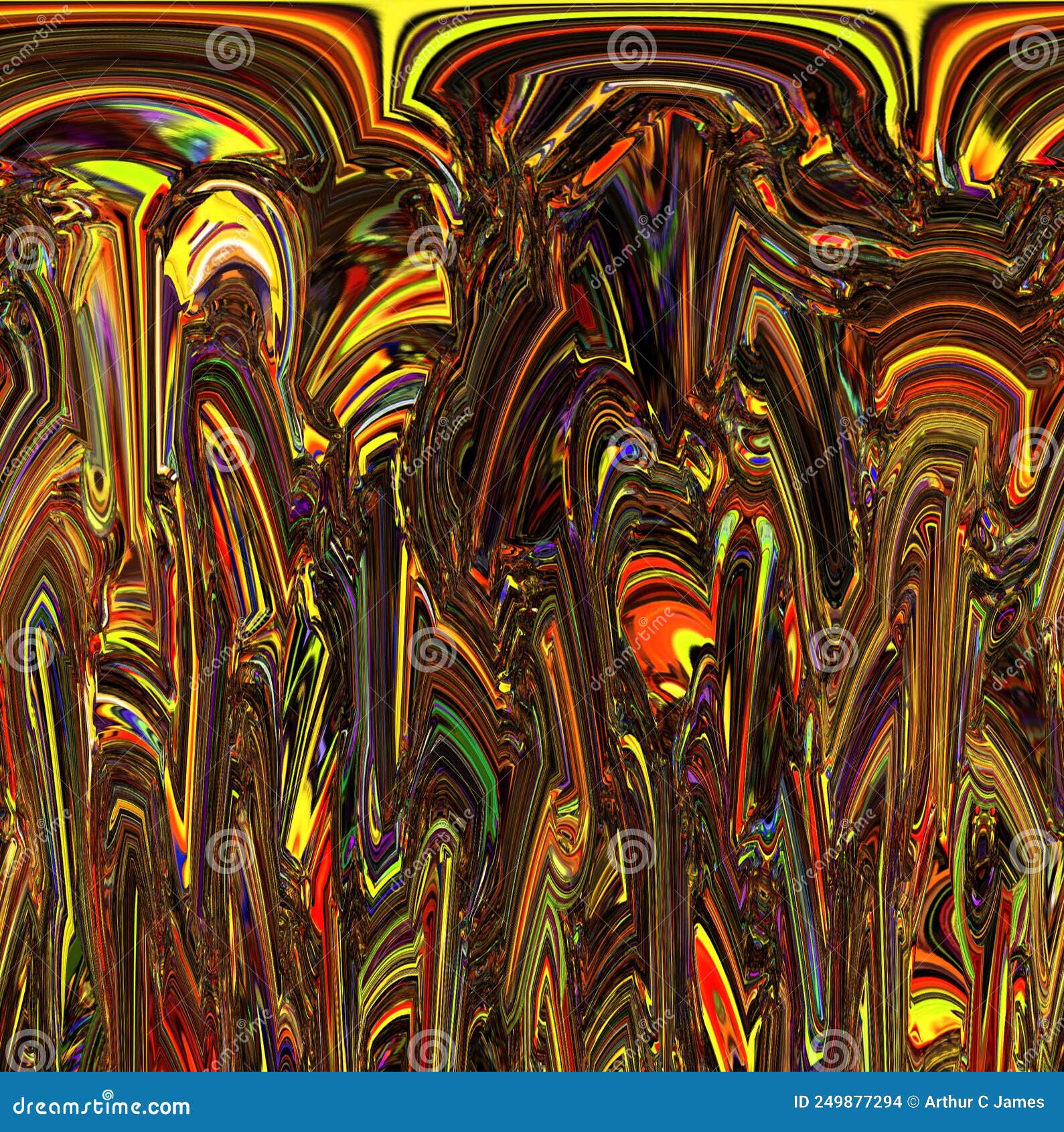 Abstract and Contemporary Patterned Digital Art Design Stock Photo ...