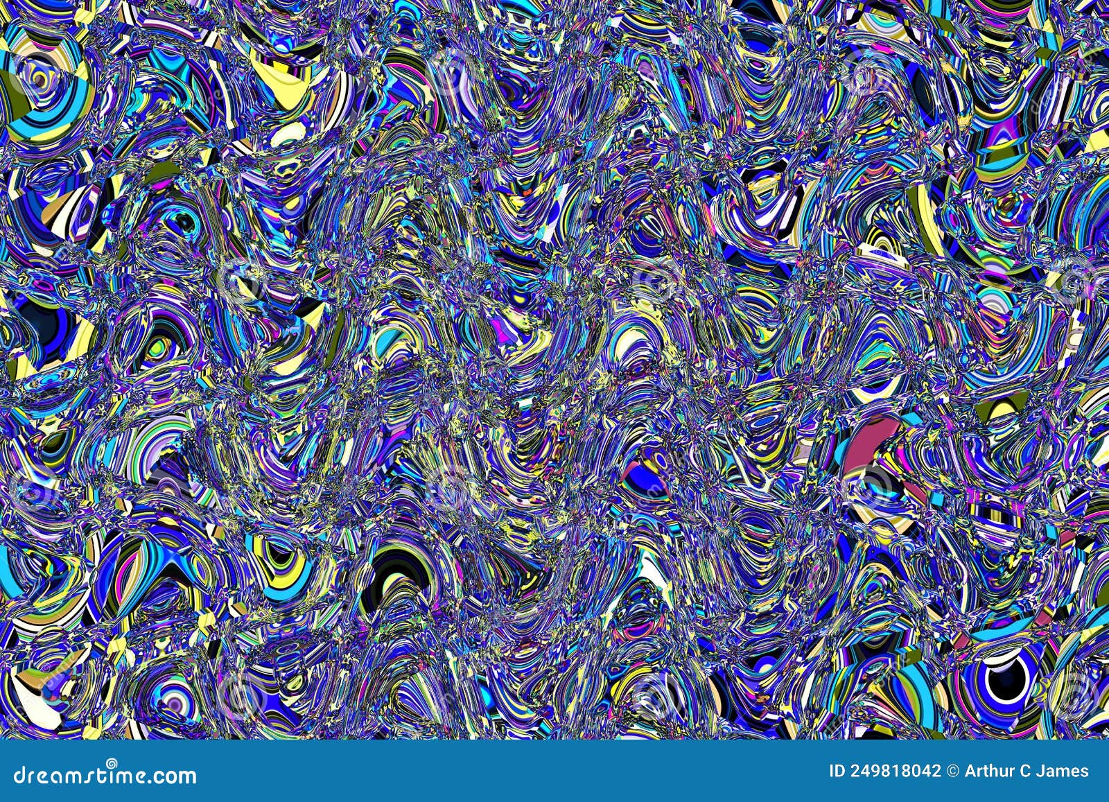 Abstract and Contemporary Patterned Digital Art Design Stock ...