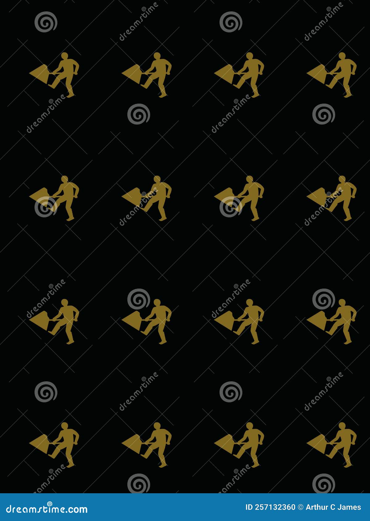 Abstract and Contemporary Digital Art Roadwork Design Stock ...