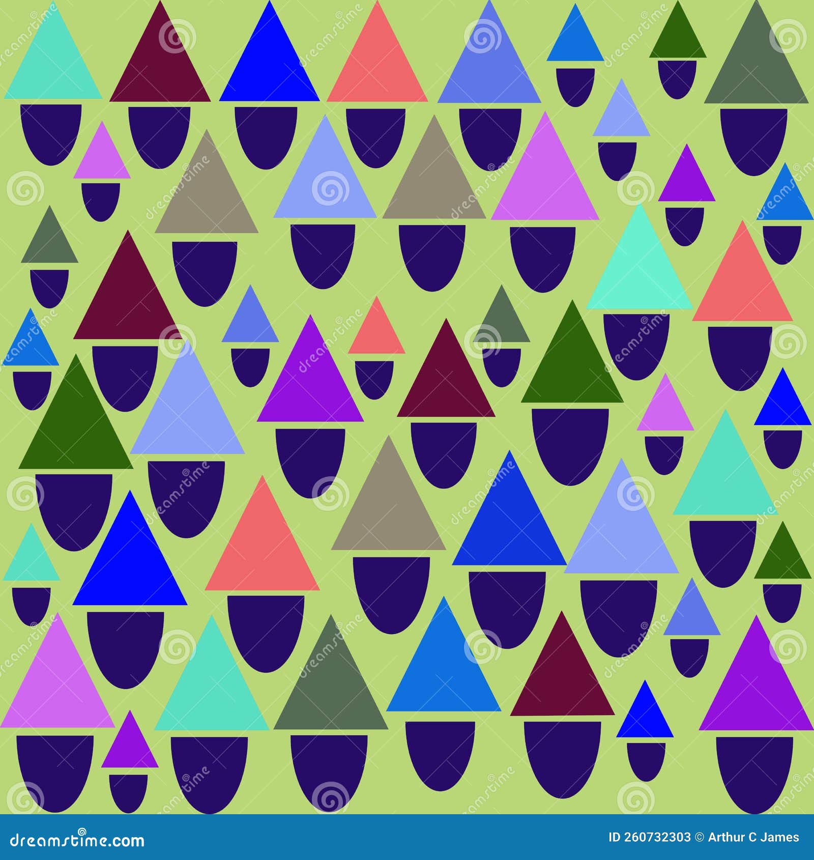 Abstract and Contemporary Digital Art Sail Boat Pattern Design Stock ...