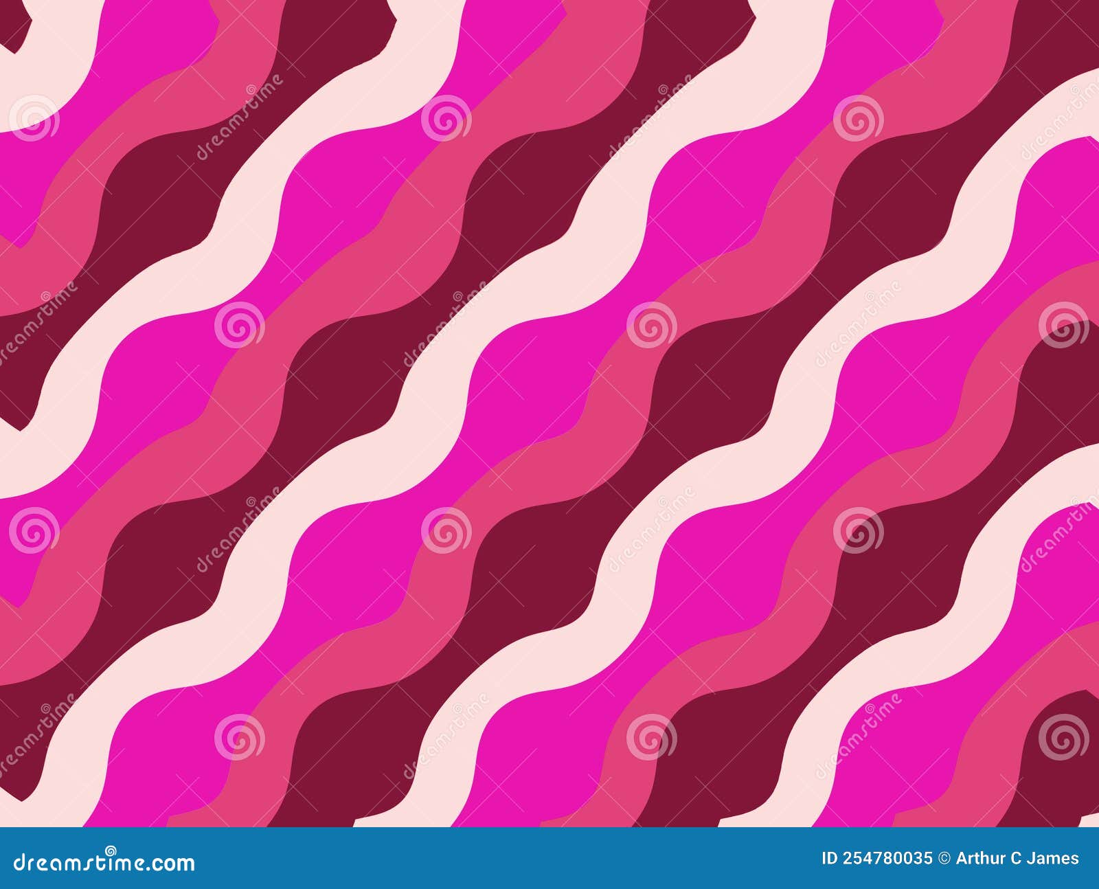 Abstract and Contemporary Digital Art Wave Style Pattern Design Stock ...