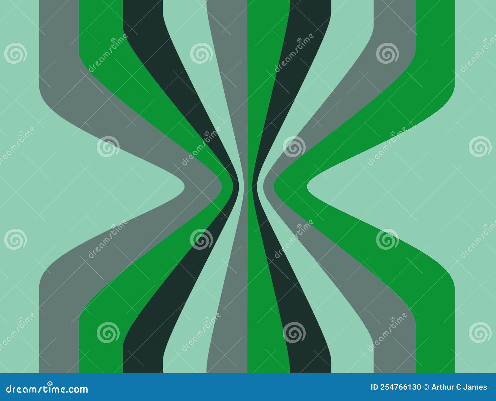 Abstract and Contemporary Digital Art Wave Style Pattern Design Stock ...