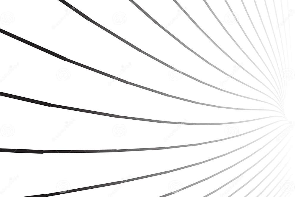Abstract Continuous Dark Outline Stripe on White Background Stock ...
