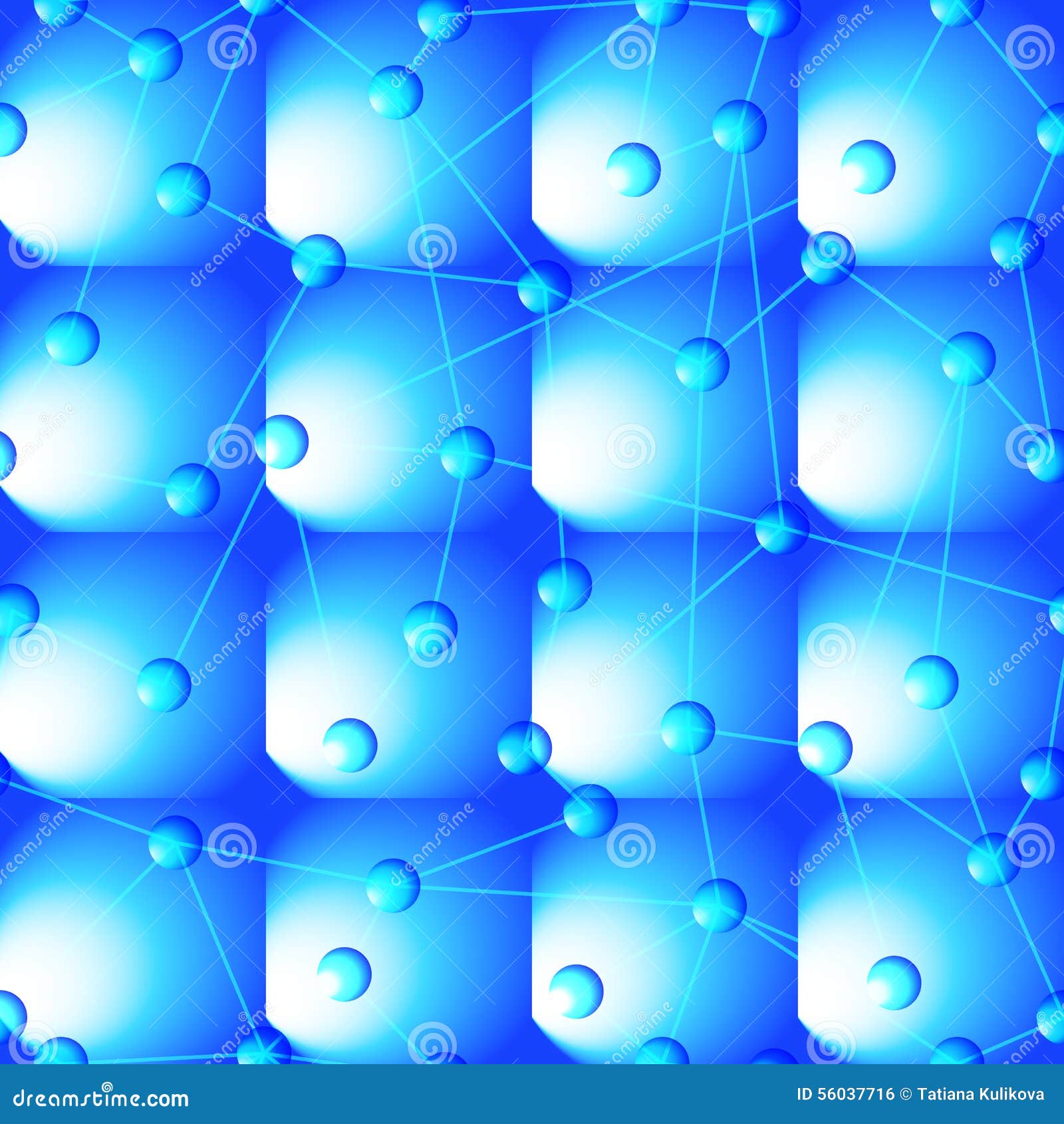 Abstract Continuous Vector Background with Bubbles Stock Vector ...