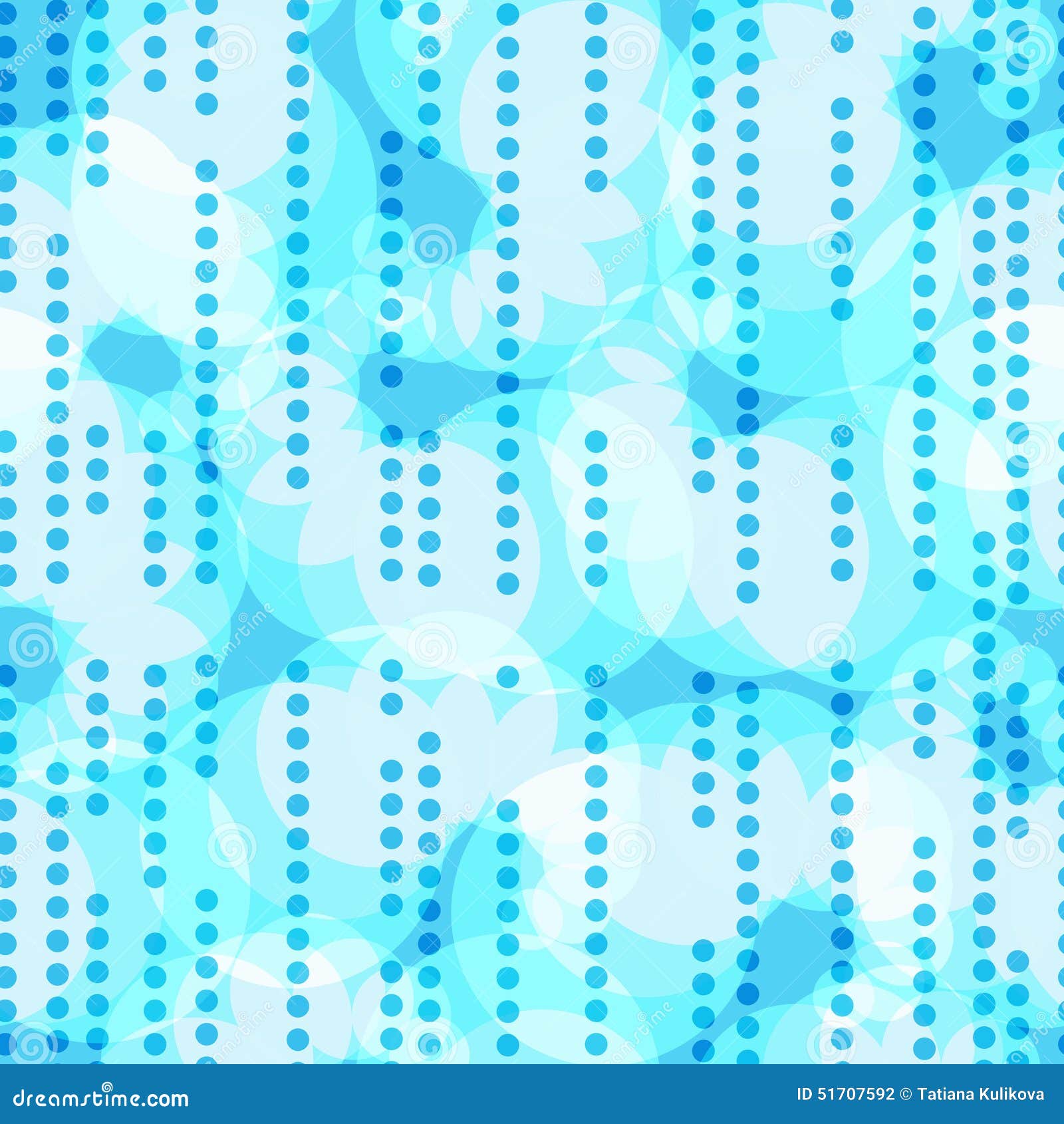 Abstract Continuous Vector Background with Circles. Stock Vector ...