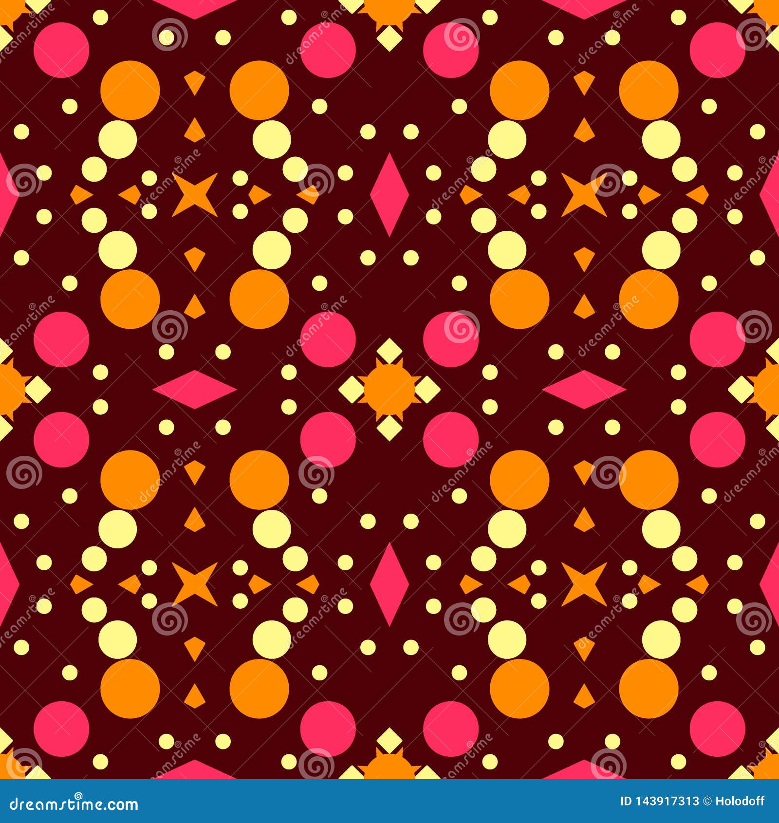 Abstract Contrast Seamless Pattern Stock Vector - Illustration of ...