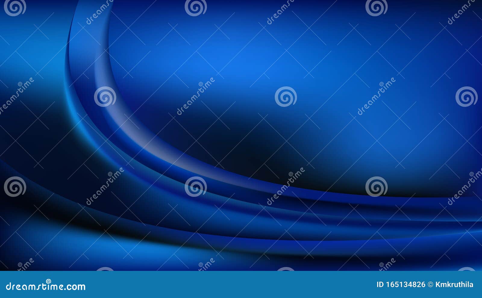 Abstract Cool Blue Wavy Background Stock Vector - Illustration of ...