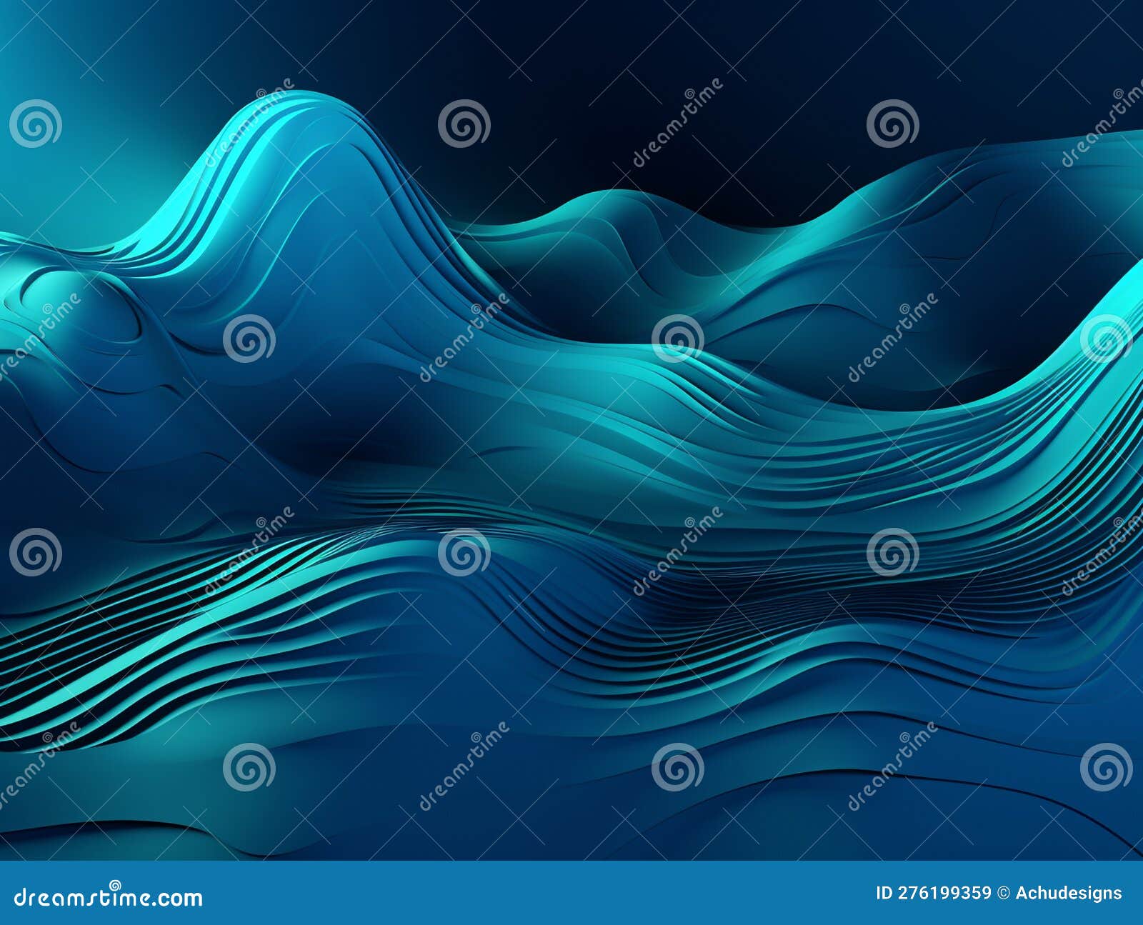 Abstract Cool Clue Curves Trendy Background Stock Illustration ...