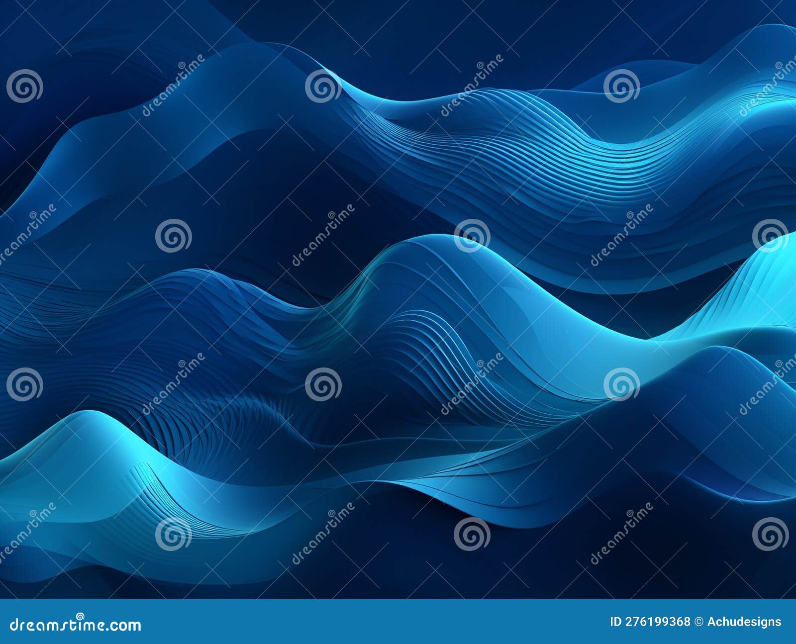Abstract Cool Clue Curves Trendy Background Stock Illustration ...
