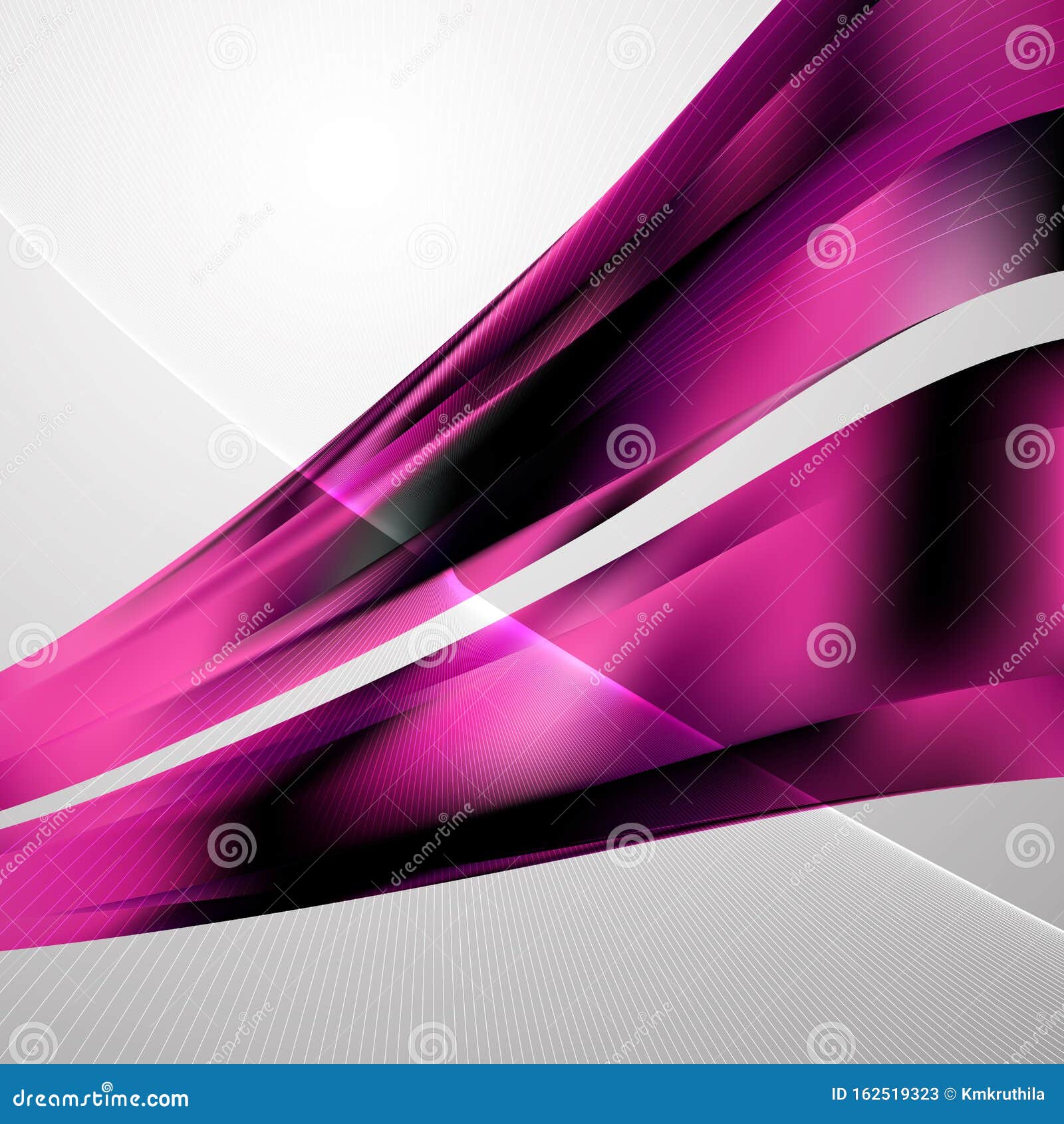 Abstract Cool Pink Wave Lines Background Stock Vector - Illustration of ...
