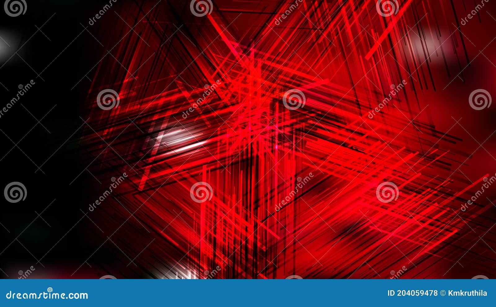Abstract Cool Red Chaotic Overlapping Lines Background Vector Image Stock Illustration ...