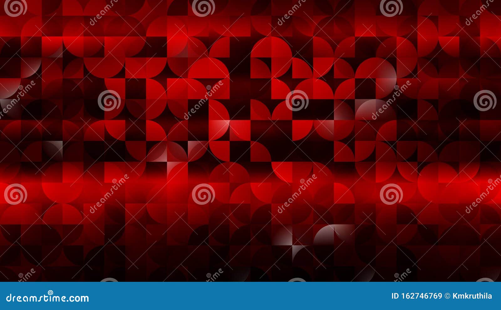 Abstract Cool Red Quarter Circles Background Stock Vector ...