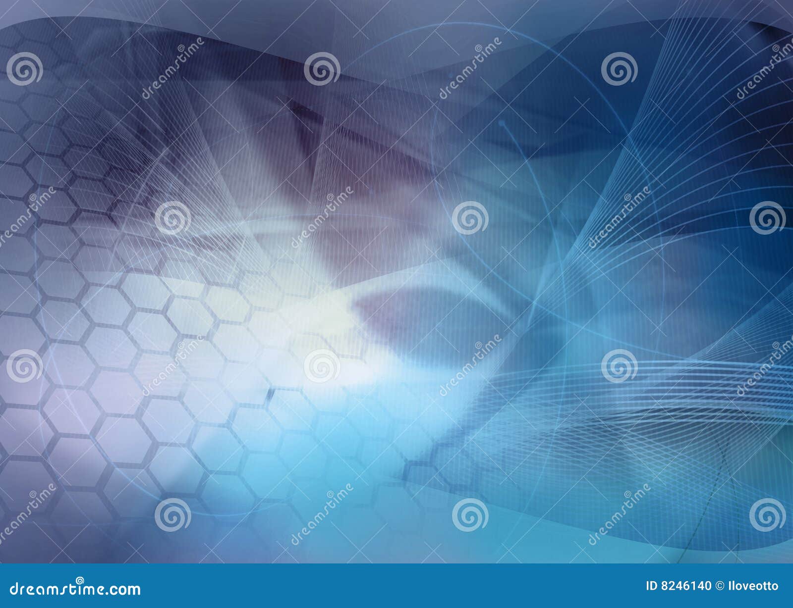 Abstract Cool waves stock illustration. Illustration of generated - 8246140