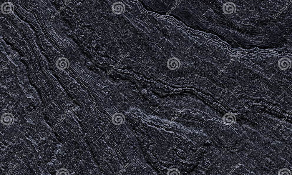 Abstract Cooled Lava Background. Basalt Rock Texture Stock Illustration ...