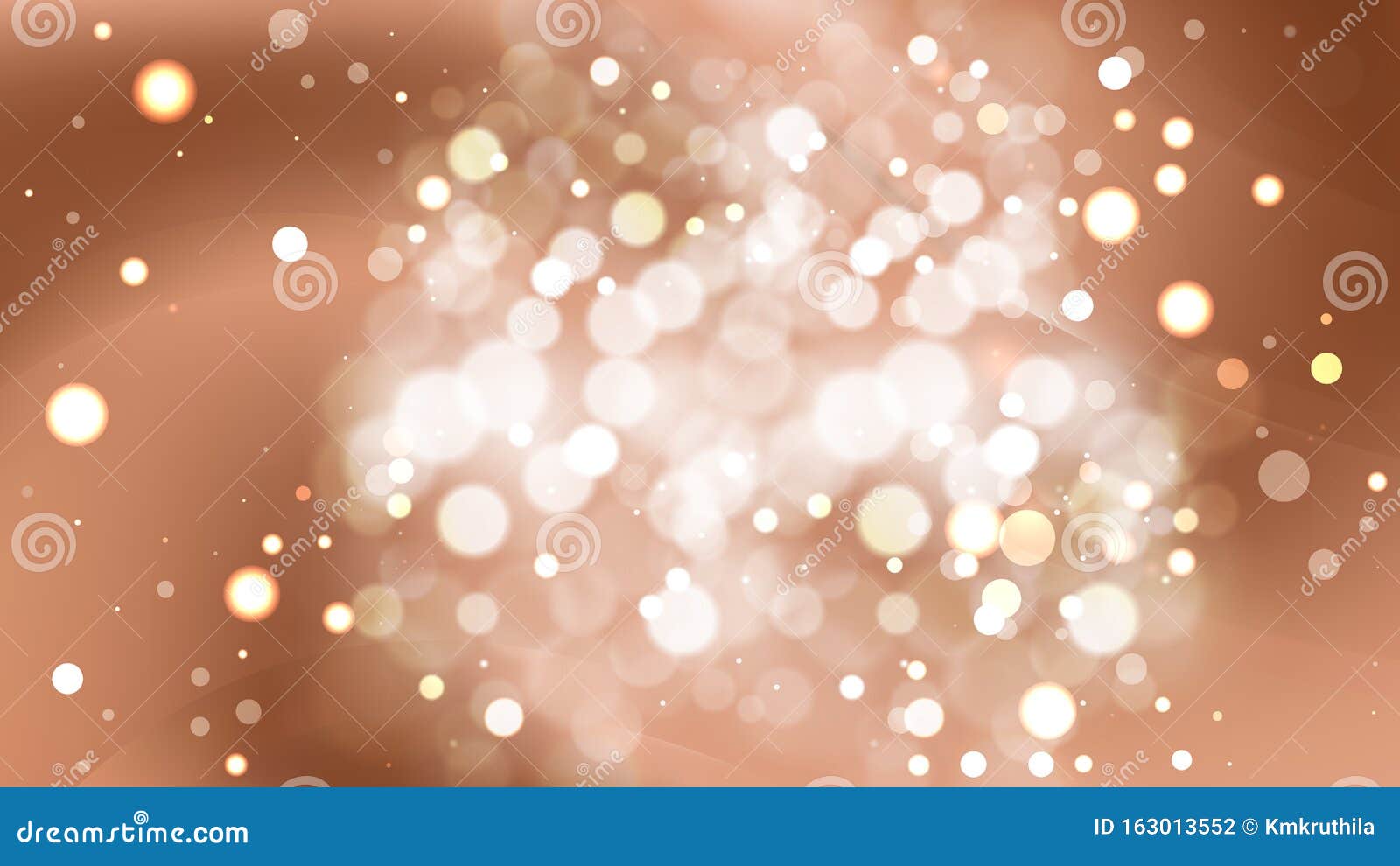 Abstract Copper Color Blurred Lights Background Design Stock Vector ...