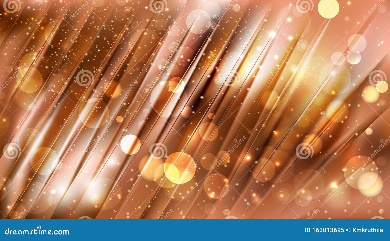 Abstract Copper Color Blurred Lights Background Design Stock Image ...
