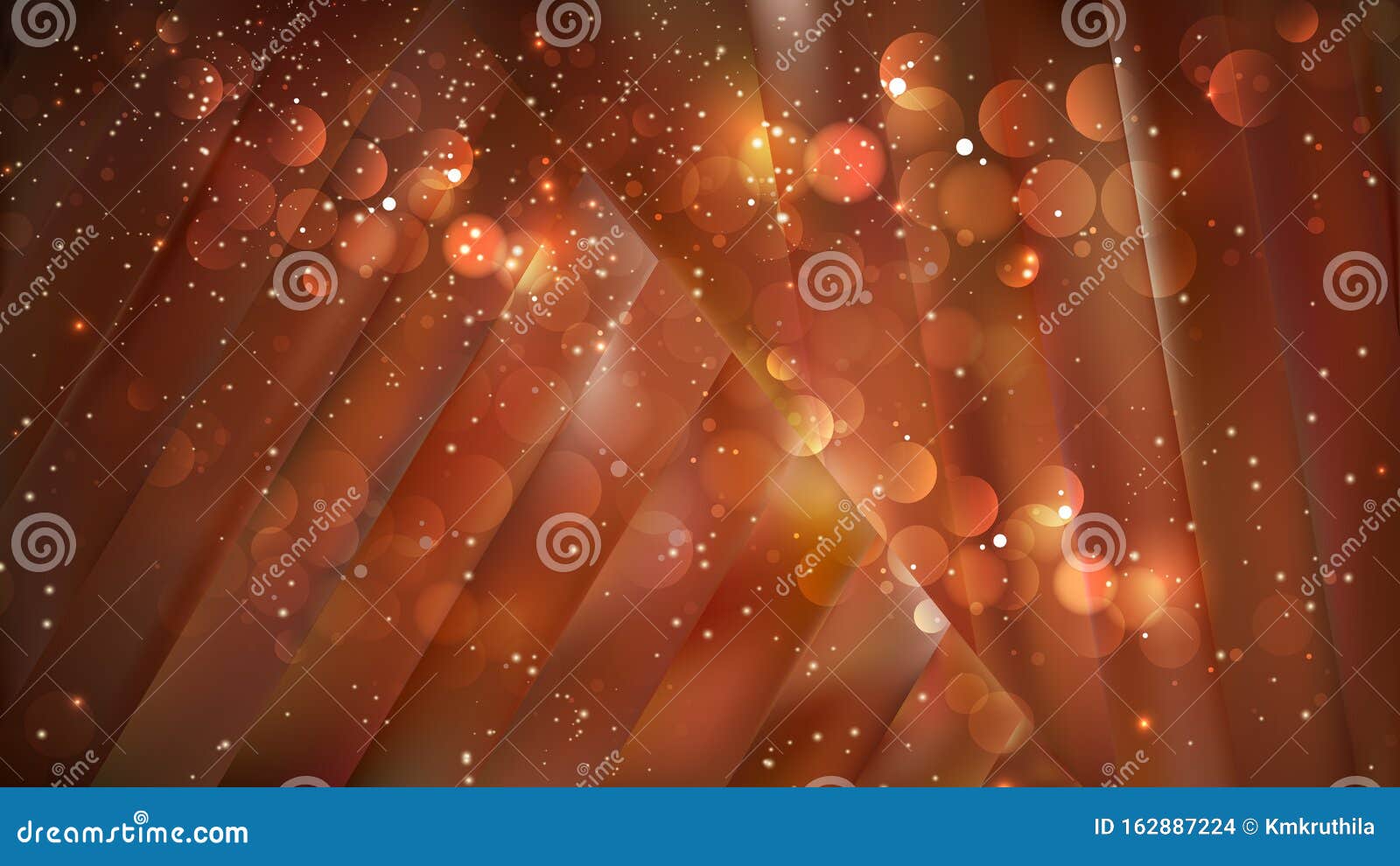 Abstract Copper Color Bokeh Background Design Stock Vector ...
