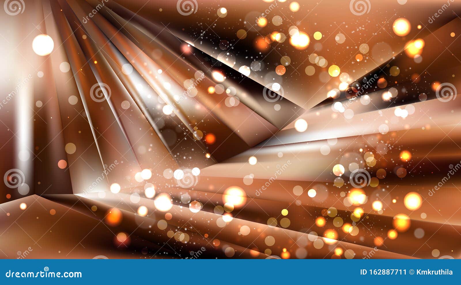 Abstract Copper Color Lights Background Design Stock Vector ...