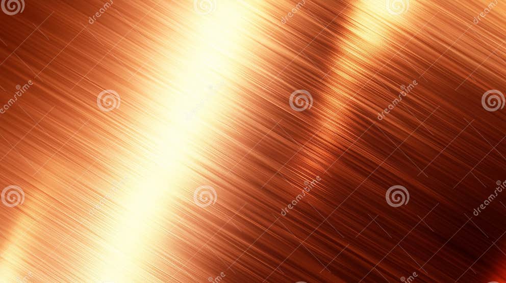 An Abstract Copper Colored Background Metallic Surface with Shiny Light ...