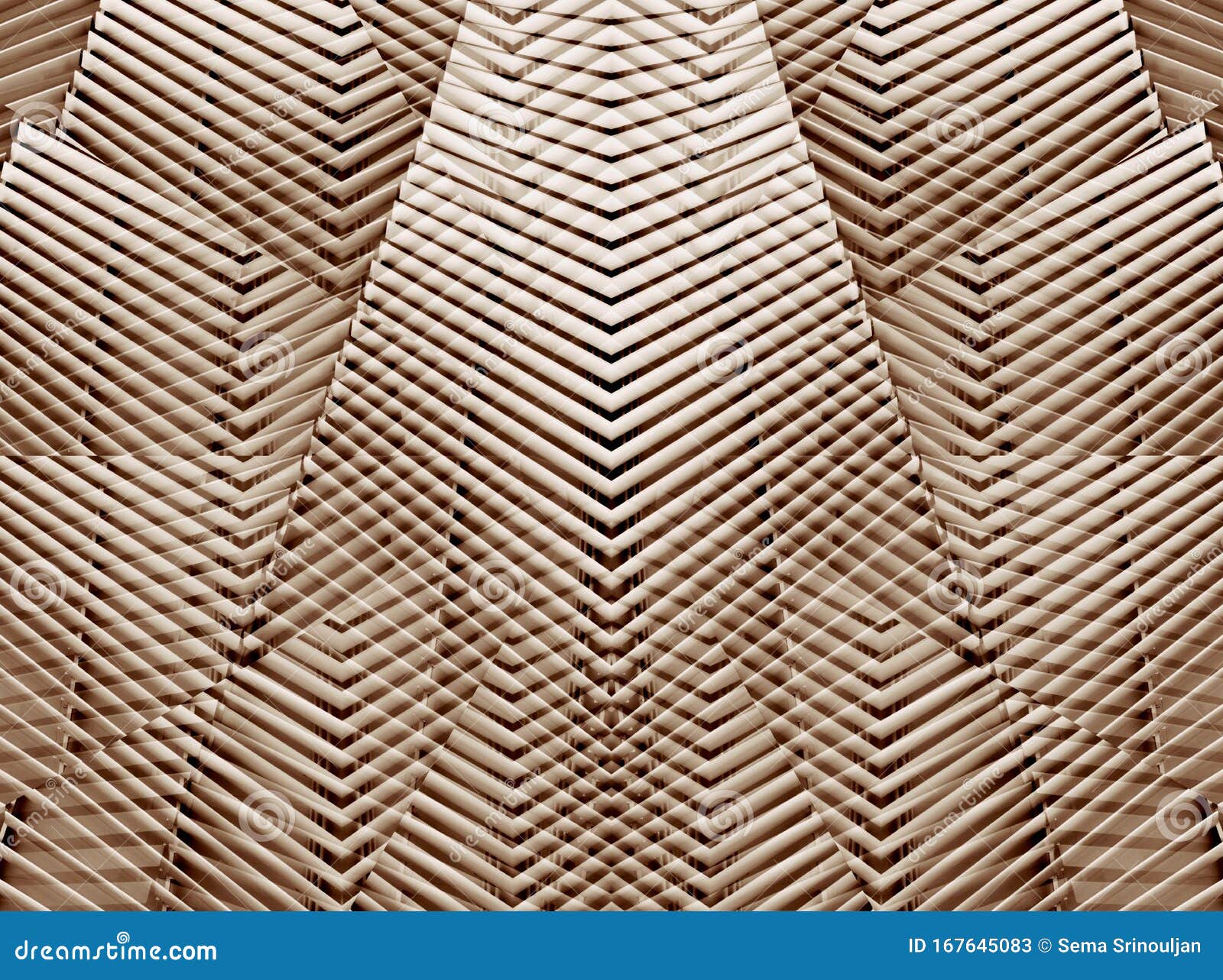 Abstract Copper Modern Architecture of a Steel Wall Pattern. Stock ...