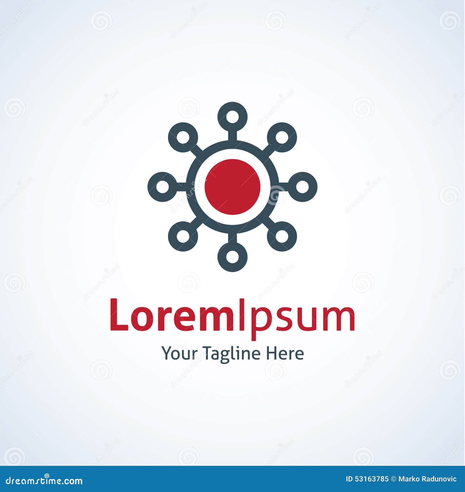 Abstract Core Integrate Technology Circle Software Dot Logo Icon Stock ...