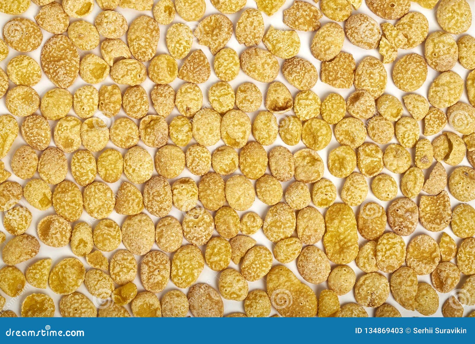 Abstract Corn Flakes Background or Banner Stock Image - Image of color ...