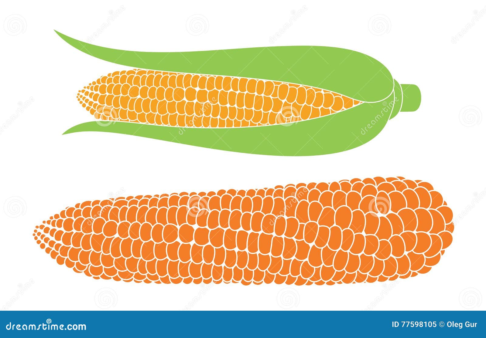 Abstract Corn stock vector. Illustration of black, abstract - 77598105