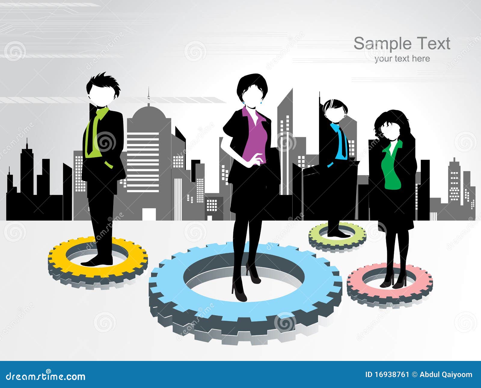 Abstract Corporate Background Stock Illustration - Illustration of suit ...