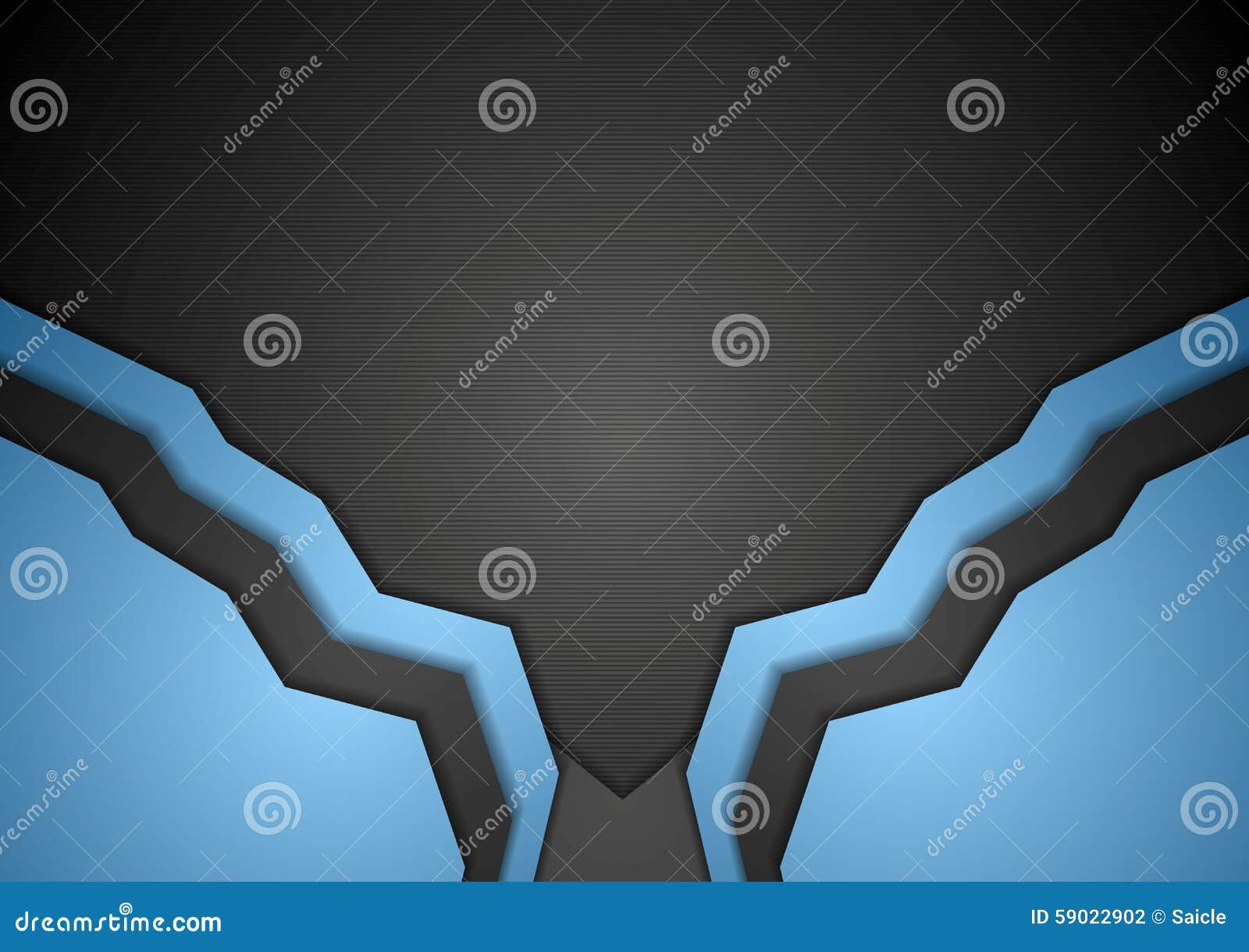 Abstract Corporate Blue Art Template Design Stock Vector - Illustration ...
