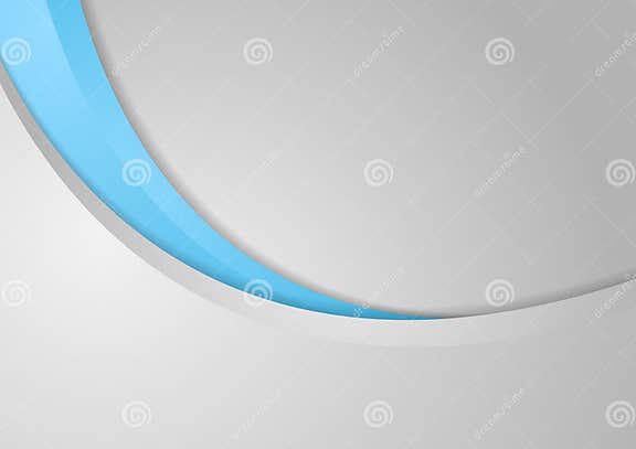 Abstract Corporate Blue Grey Wavy Background Stock Vector ...