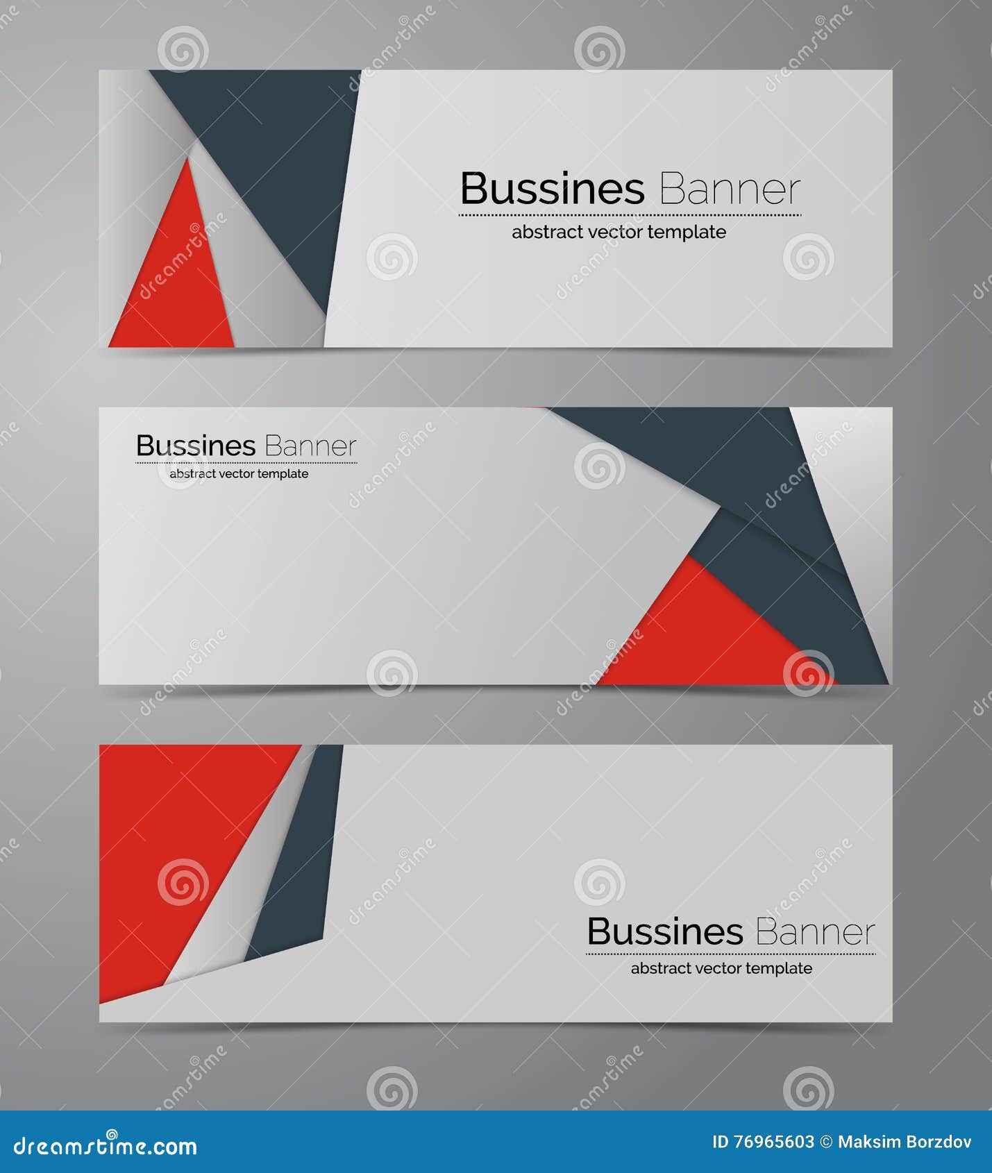Abstract Corporate Business Banner Template Stock Vector - Illustration ...