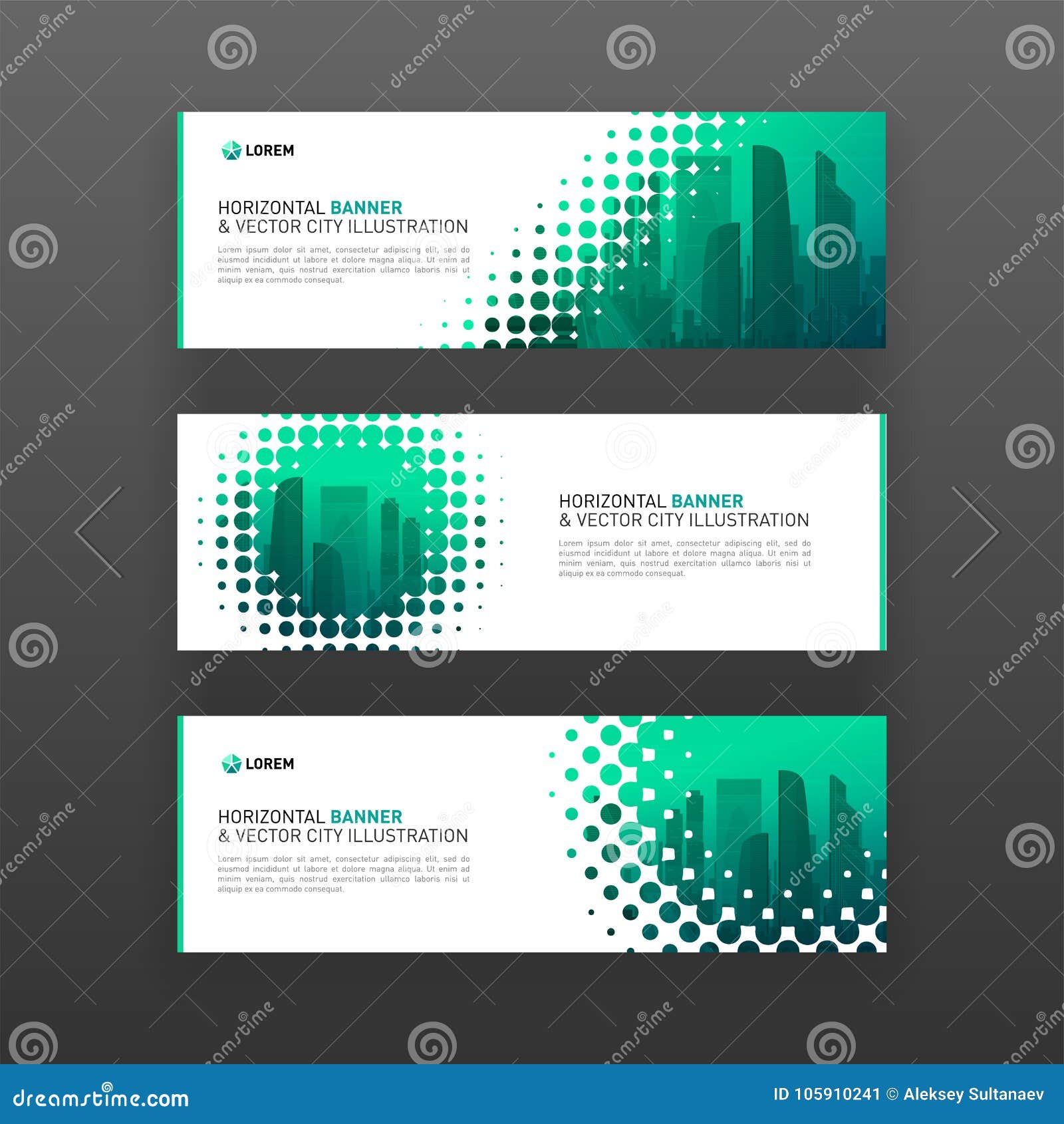 Abstract Corporate Horizontal Web Banners Set Stock Vector ... Abstract Corporate Horizontal Web Banners Set Stock Vector ...