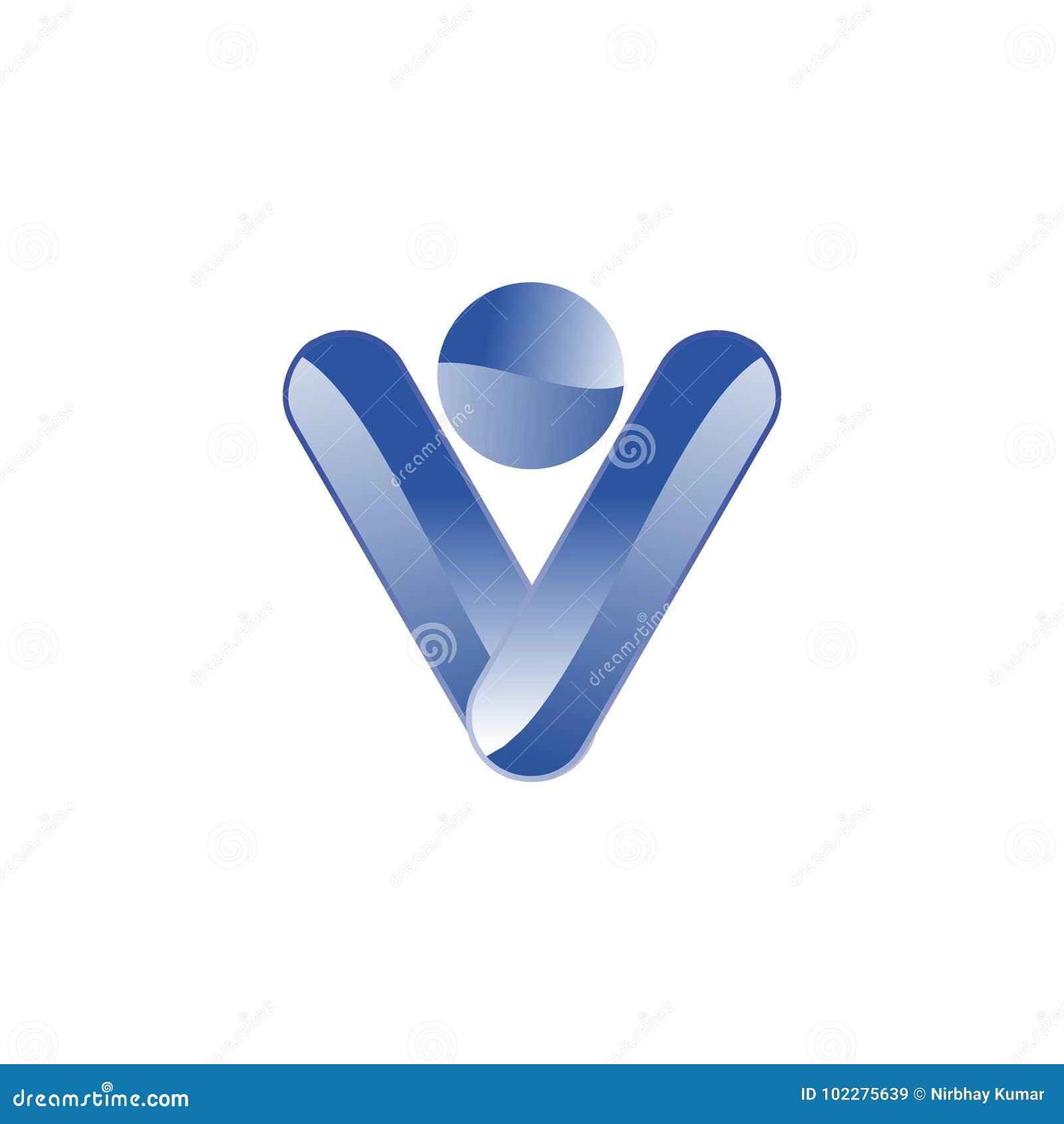 Abstract 3D Logo stock vector. Illustration of modern - 102275639