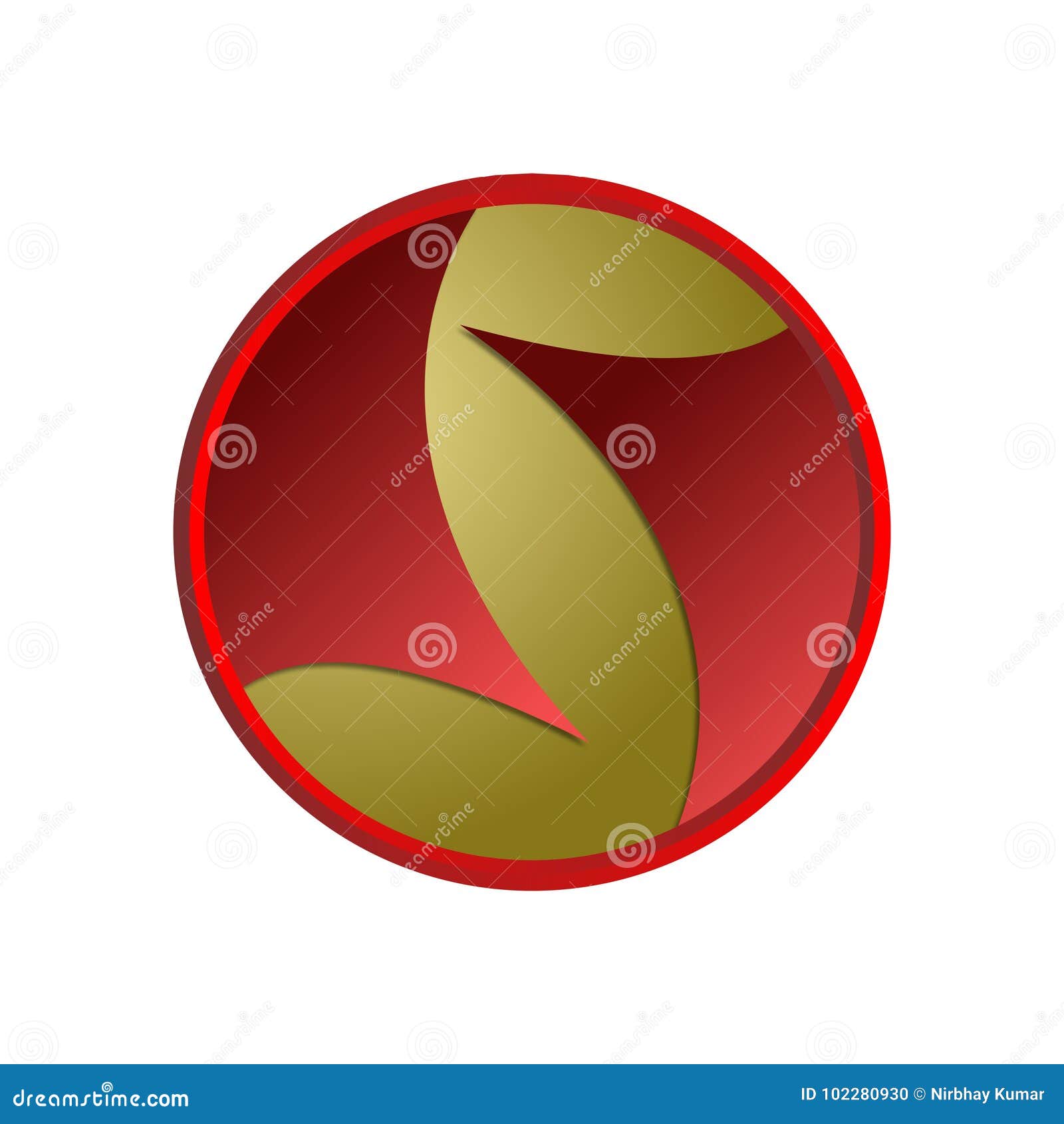 Abstract 3D Logo stock vector. Illustration of trend - 102280930
