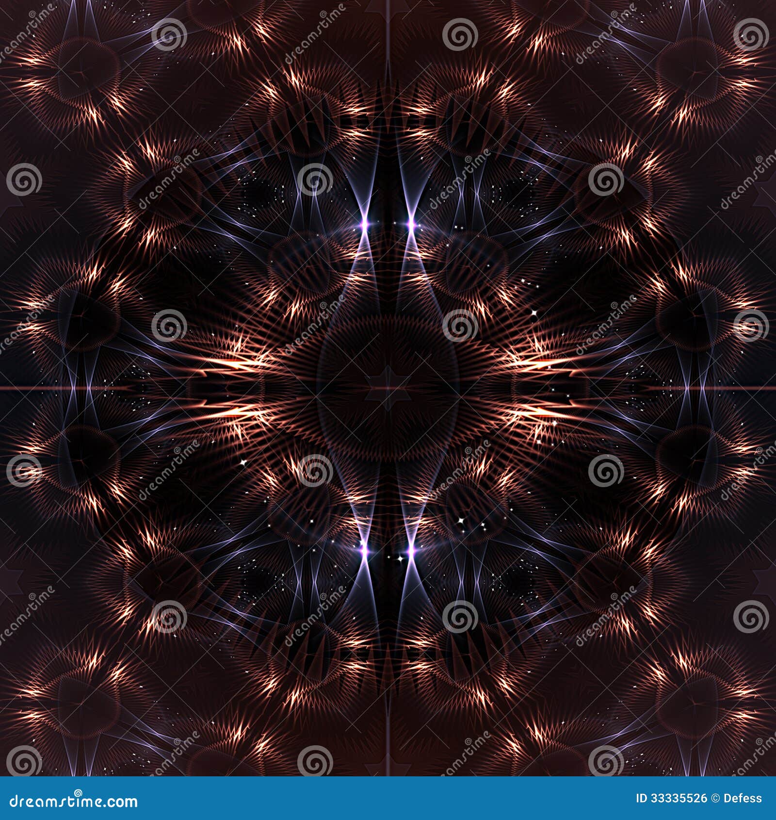 Abstract Cosmic Background. A Grid Of Particles. Stock Photo ...