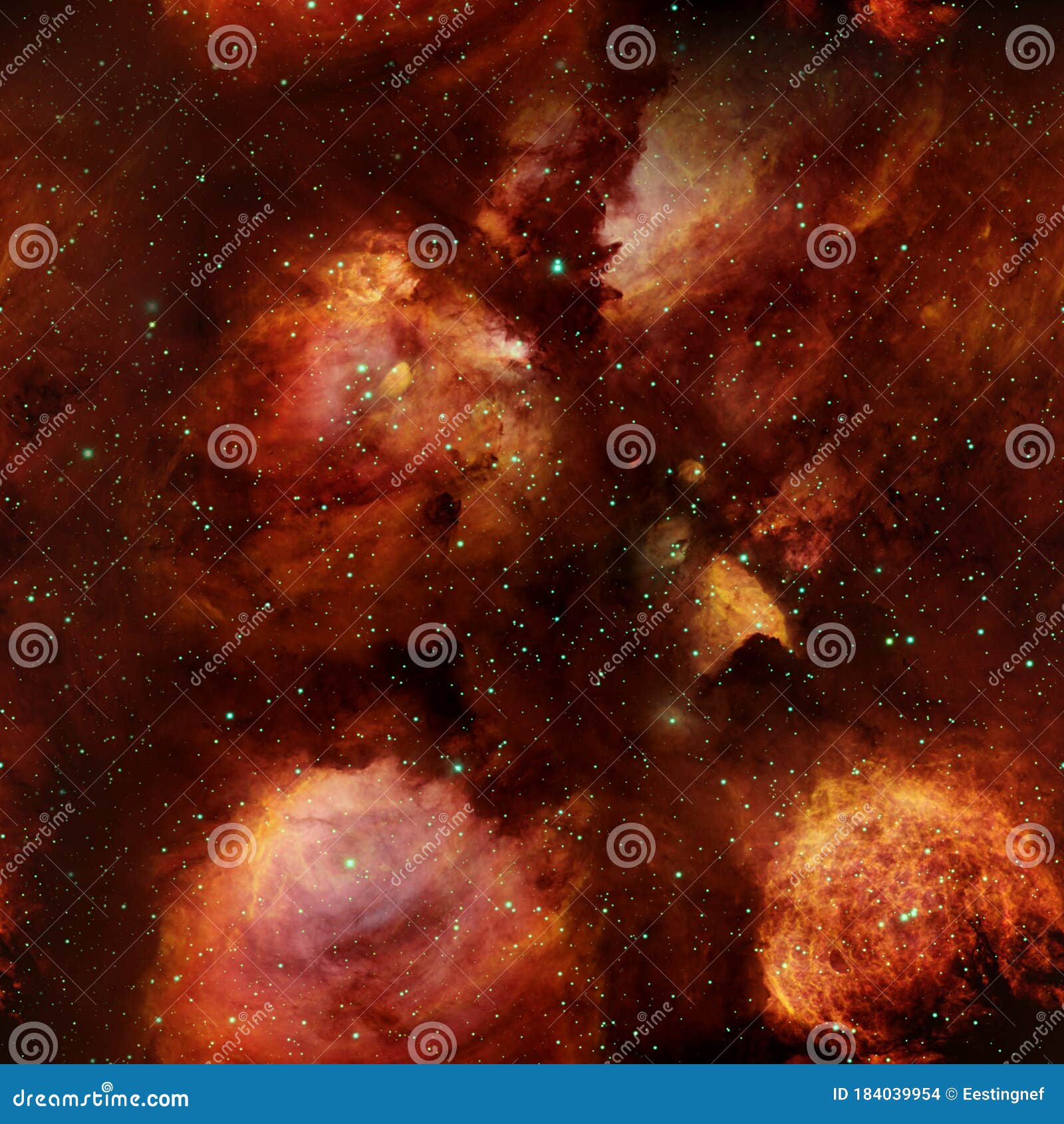 Abstract Cosmic Background.Seamless Colorful Pattern Stock Photo ...