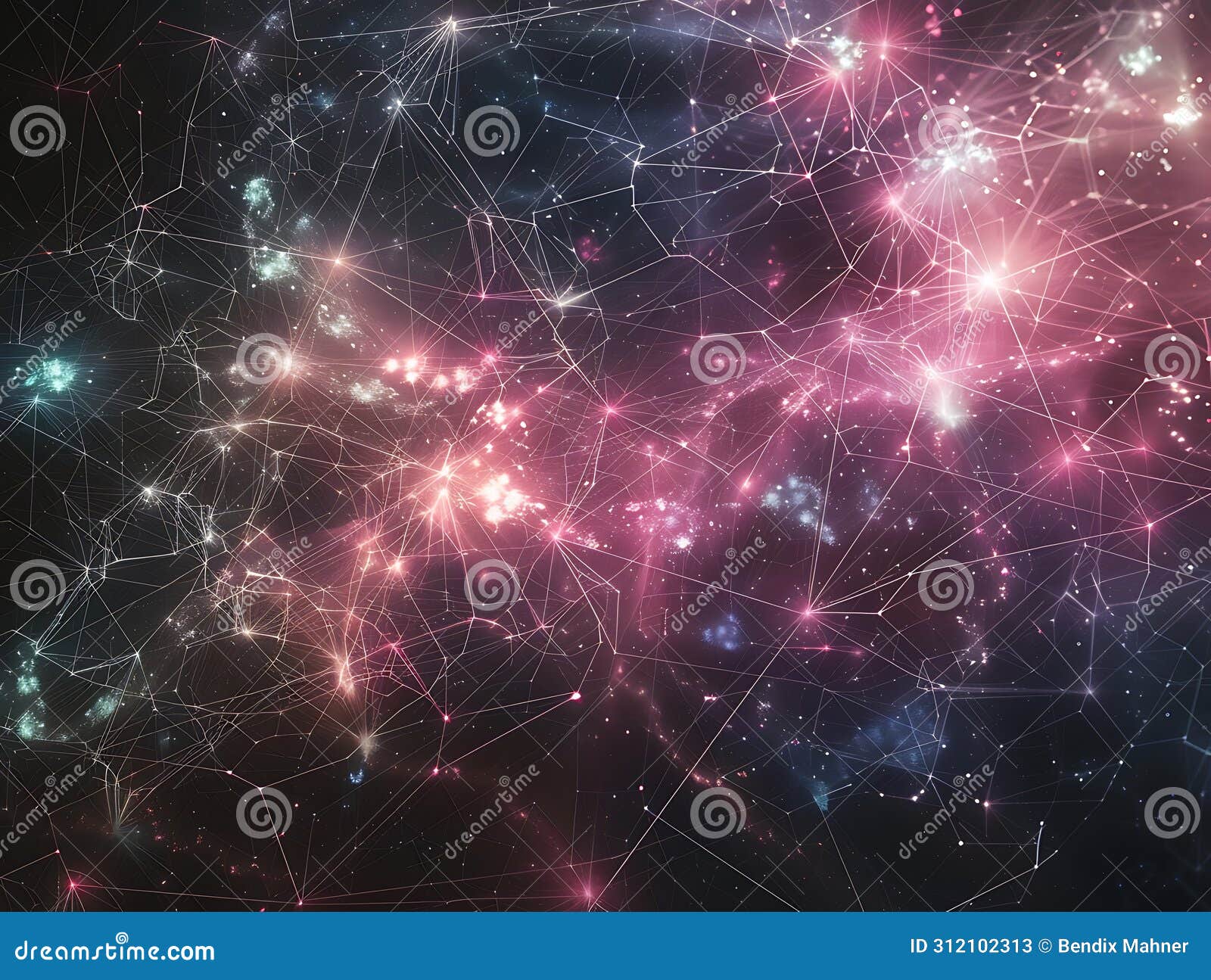 Abstract Cosmic Connections: a Dynamic Constellation of Interconnected ...