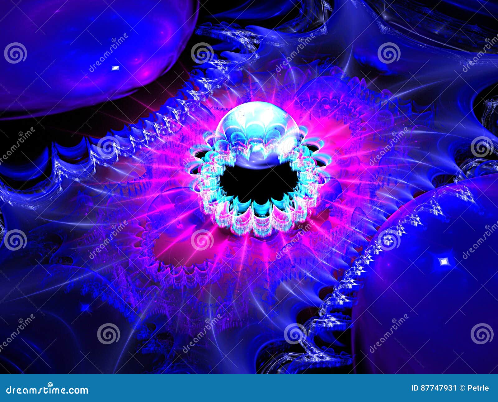 Abstract Cosmic Graphics stock illustration. Illustration of stair ...